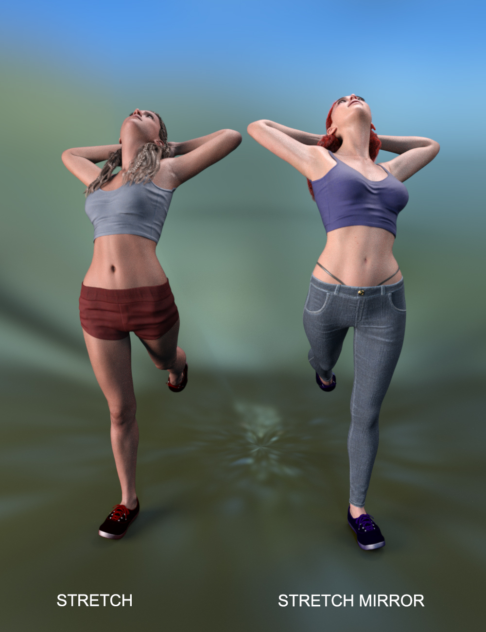 Hiking Poses for Genesis 9 | Daz 3D