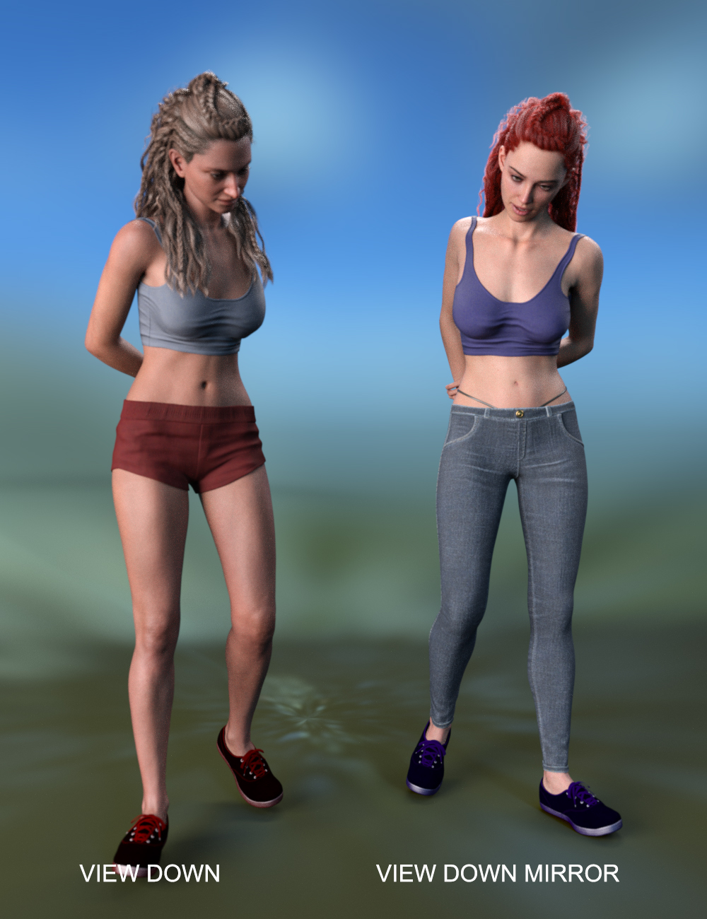 Hiking Poses for Genesis 9 | Daz 3D