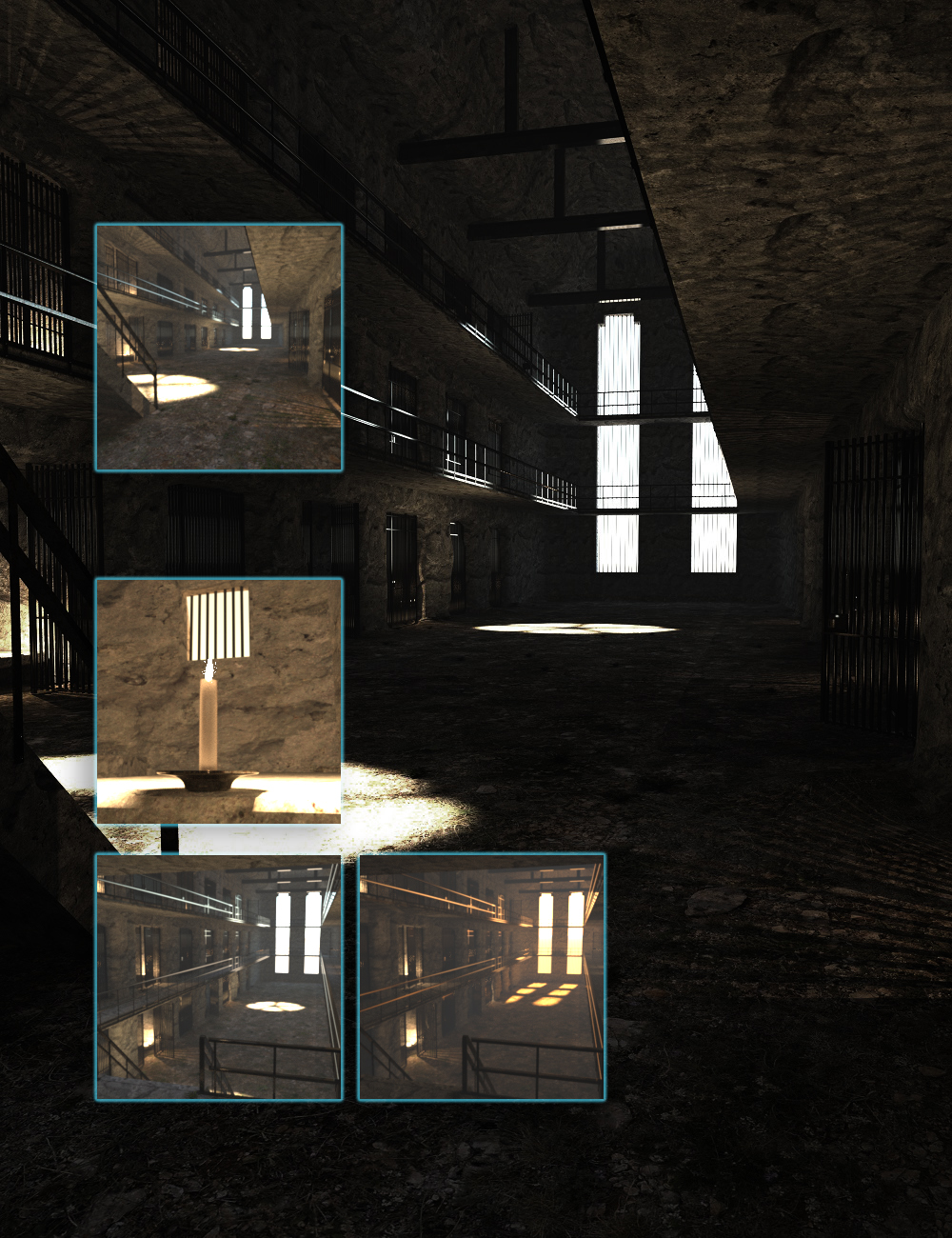 PW Underworld Prison | Daz 3D