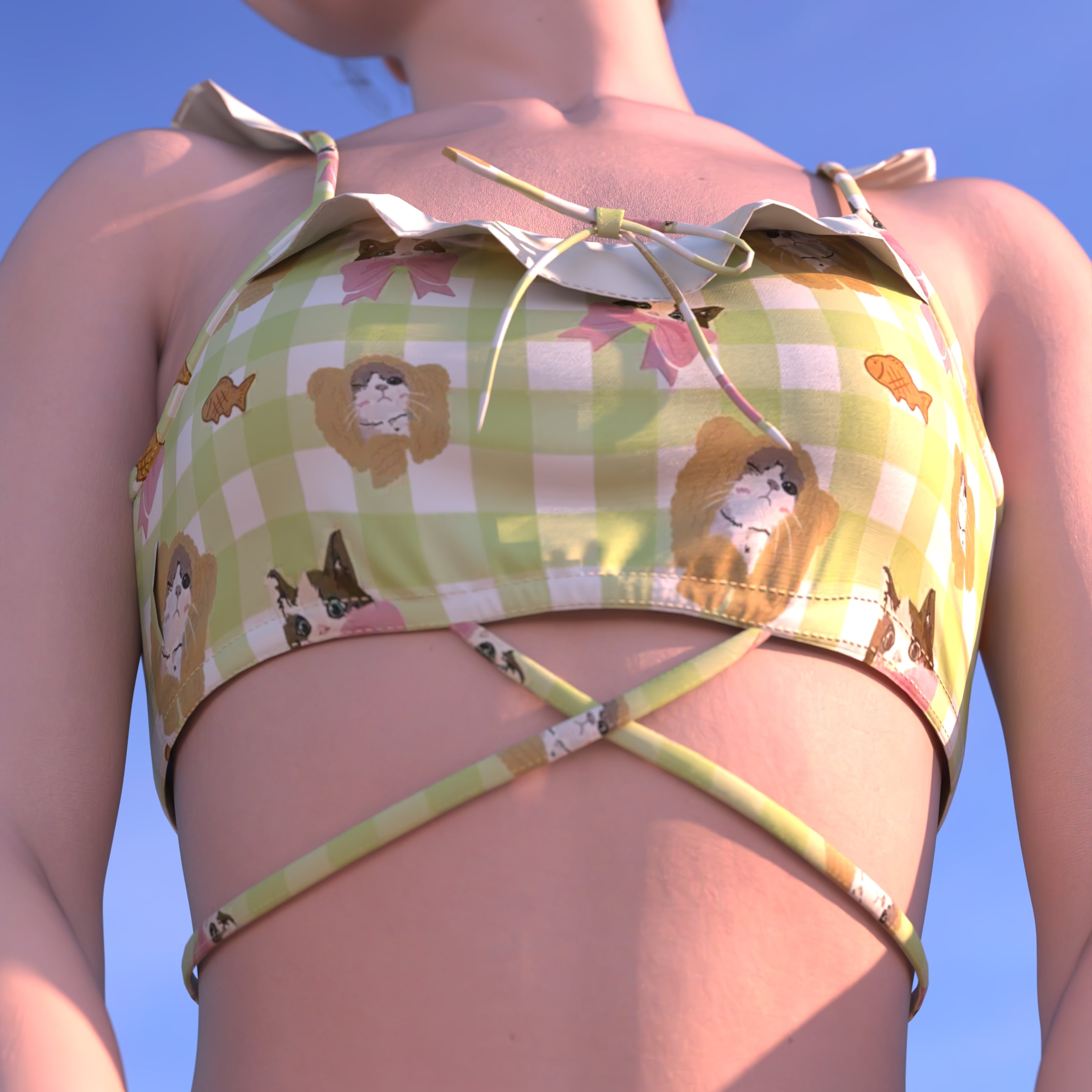 dForce Princess Series Cute Bikini | Daz 3D