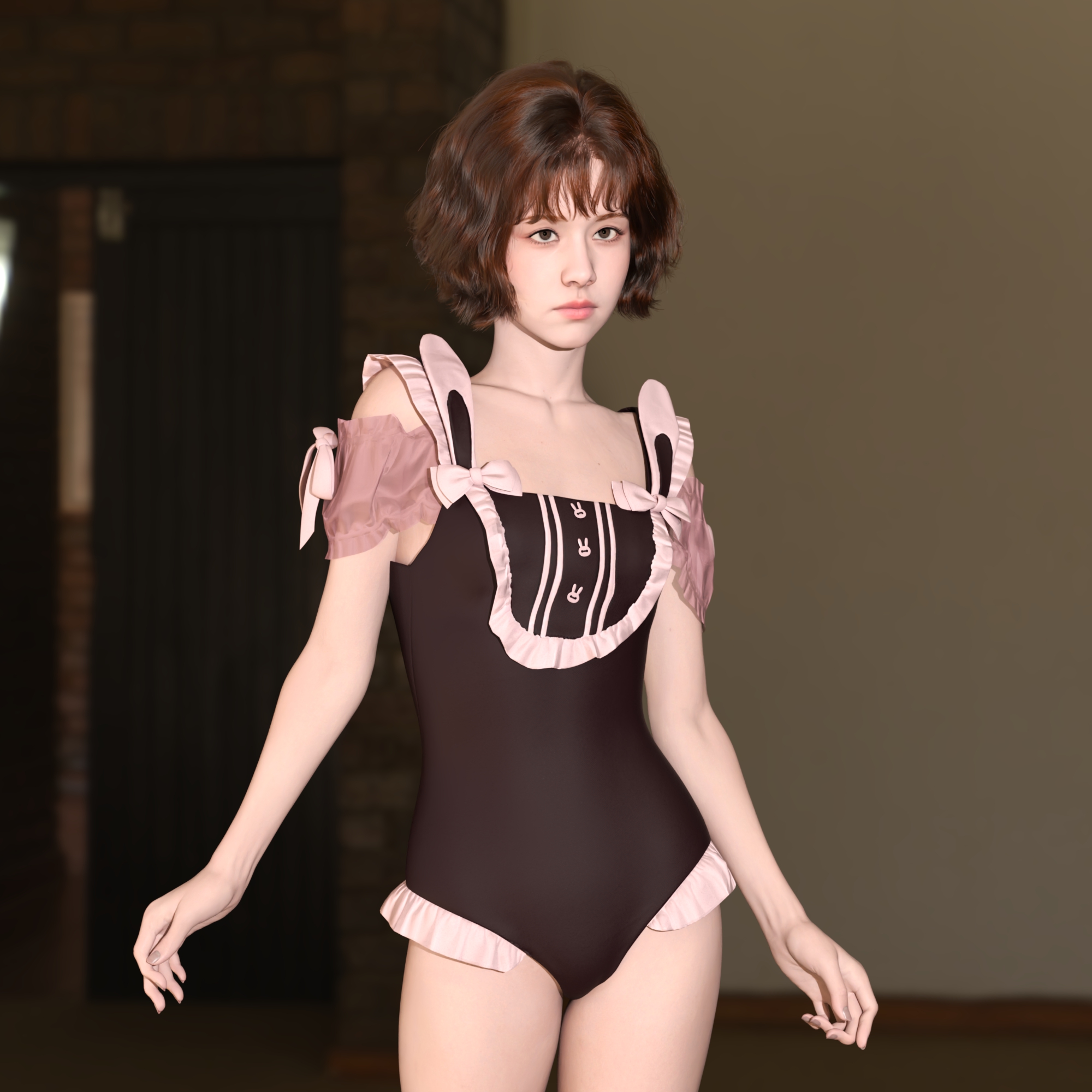 Princess Series Bunny Swimsuit | Daz 3D