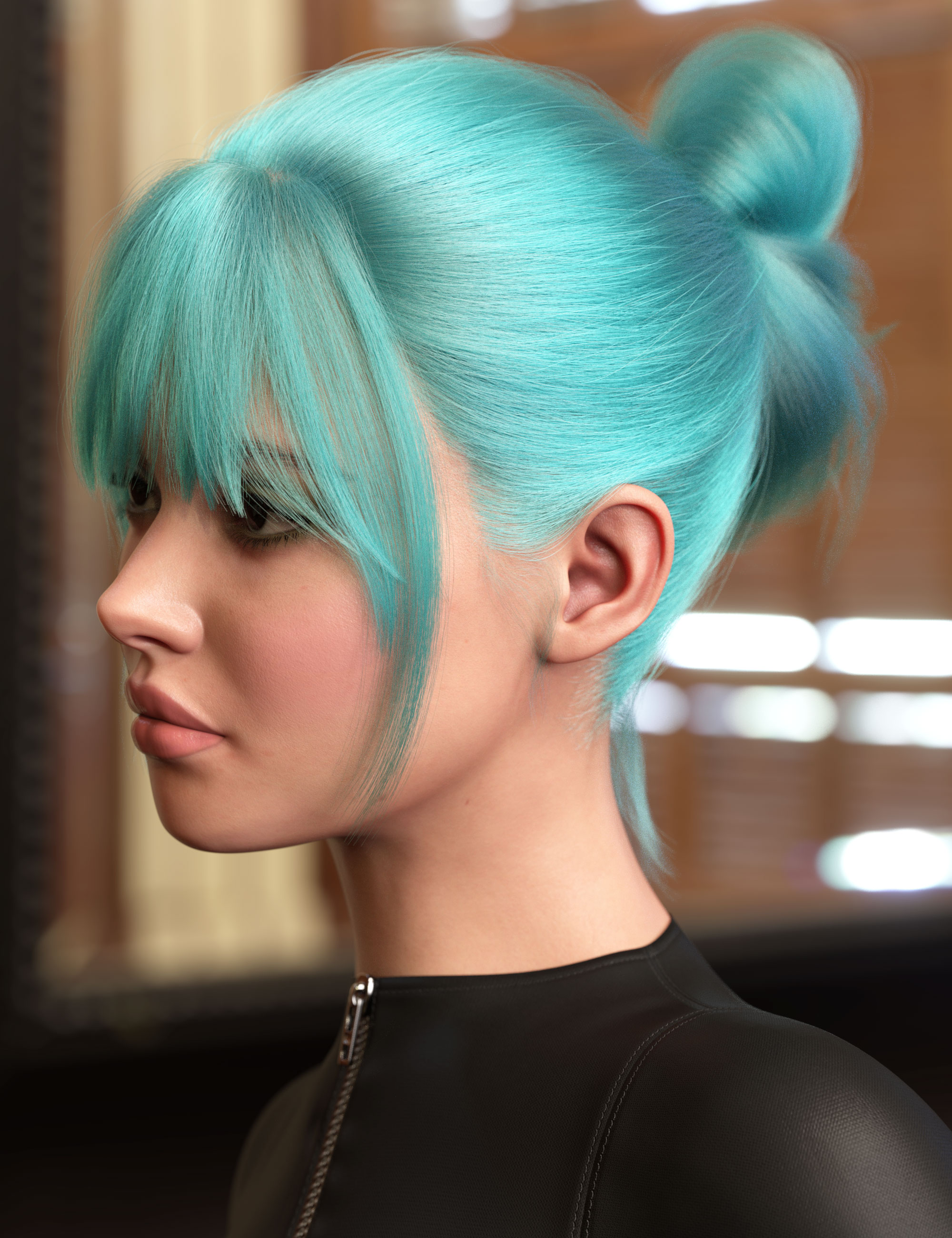 dForce Strand-Based Build Your Updo Mega Hair Pack Color Expansion | Daz 3D