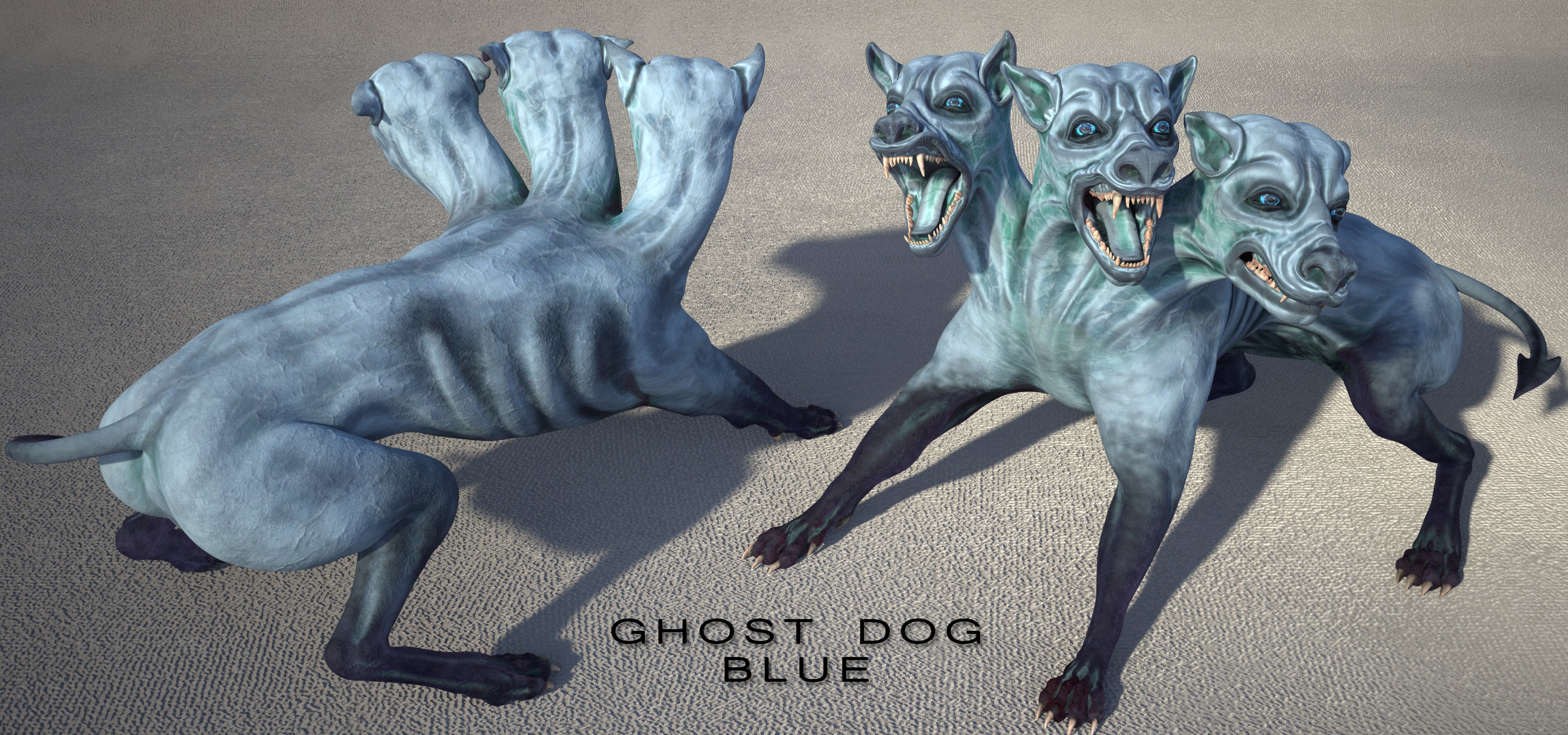 Demon Skins for Cerberus HD | Daz 3D