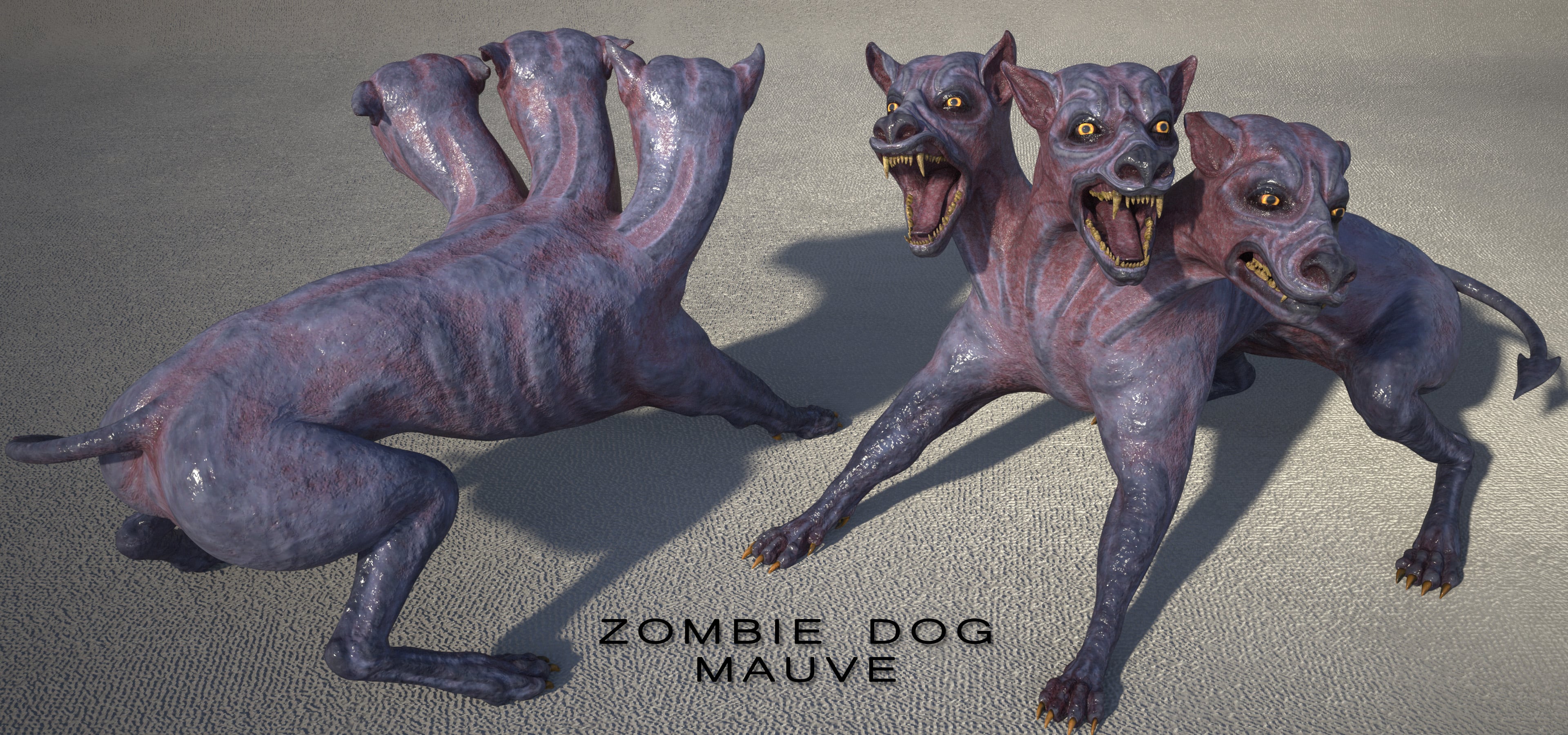 Demon Skins for Cerberus HD | Daz 3D