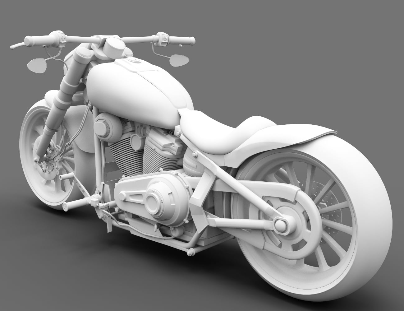 XI Dark Custom Chopper | Daz 3D