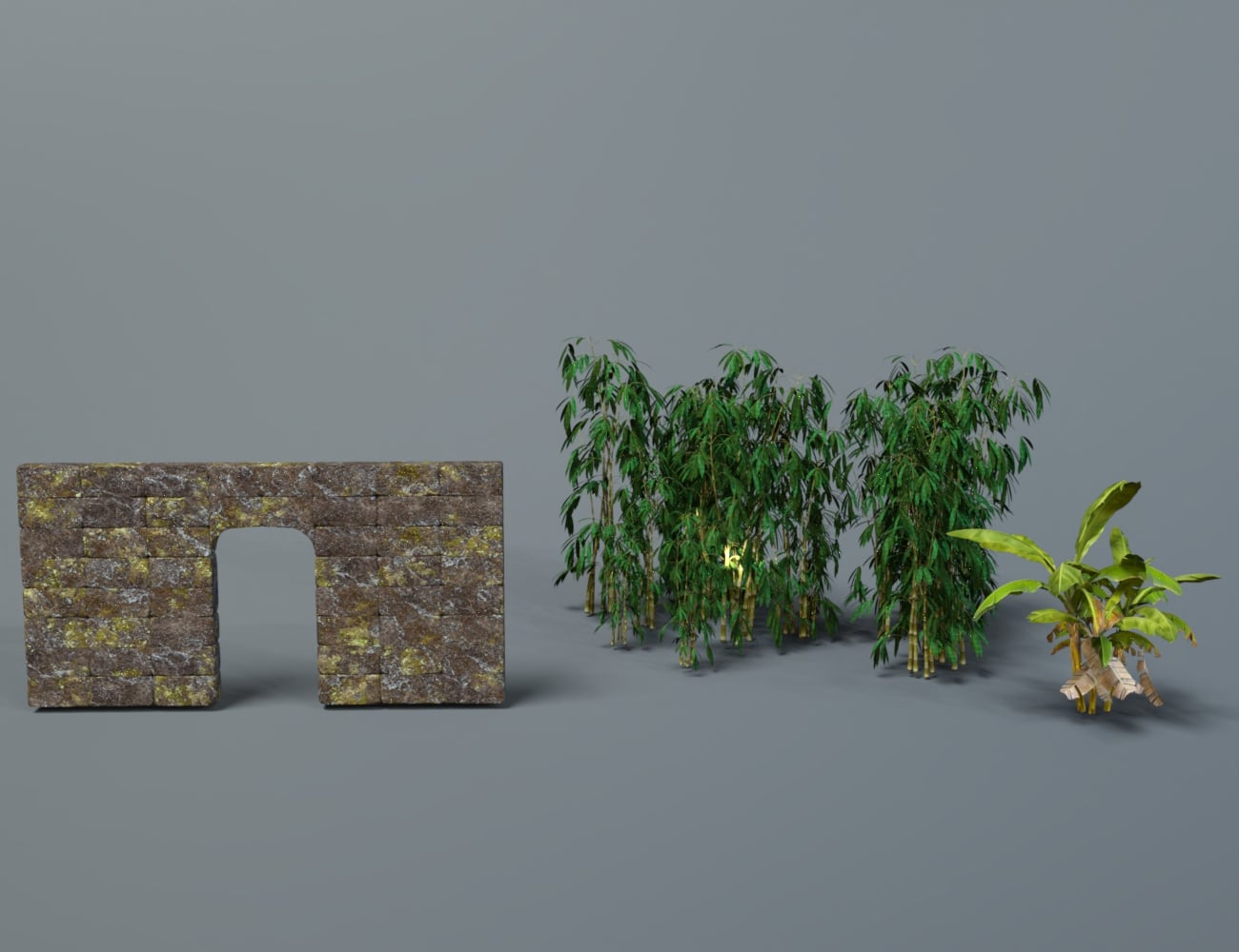 AP Modular Indian Jungle Prop Set | Daz 3D