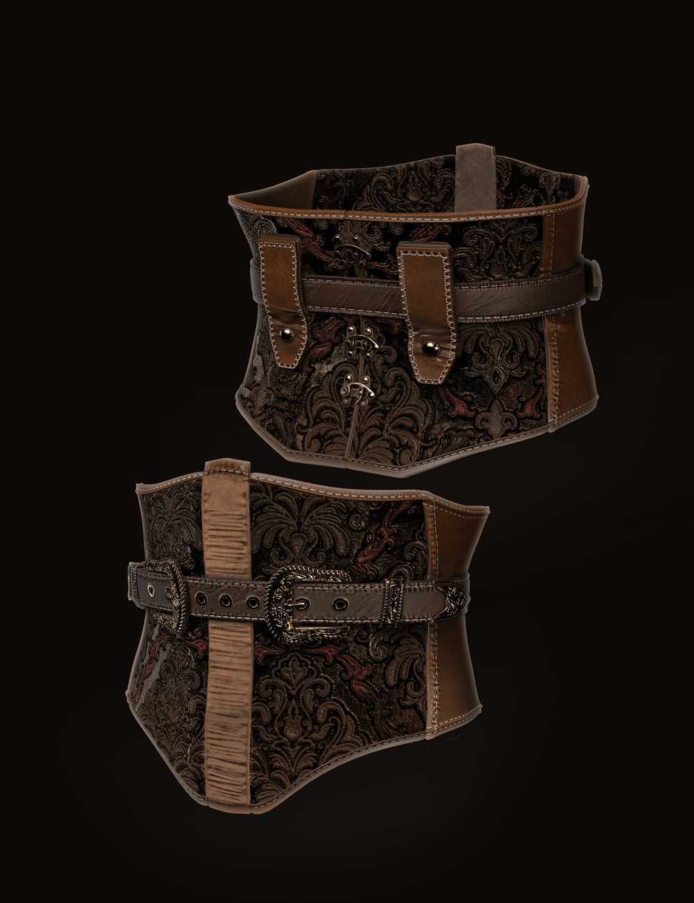 AJC Lone Star Rose Outfit For Genesis 9 Feminine | Daz 3D