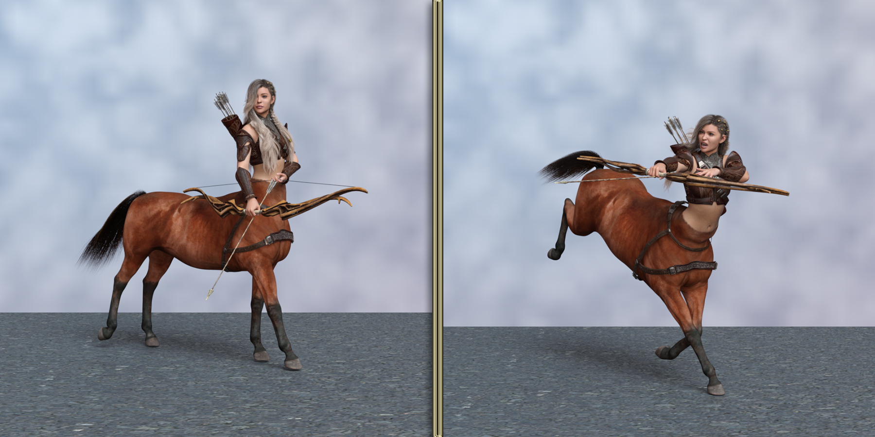 Centaur Archer Poses for Centaur 9 | Daz 3D