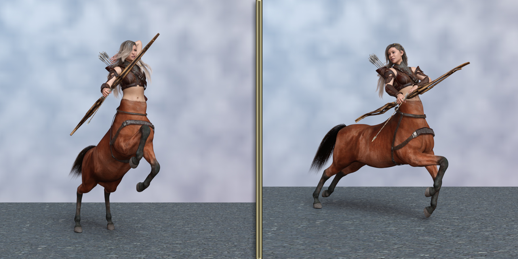Centaur Archer Poses for Centaur 9 | Daz 3D