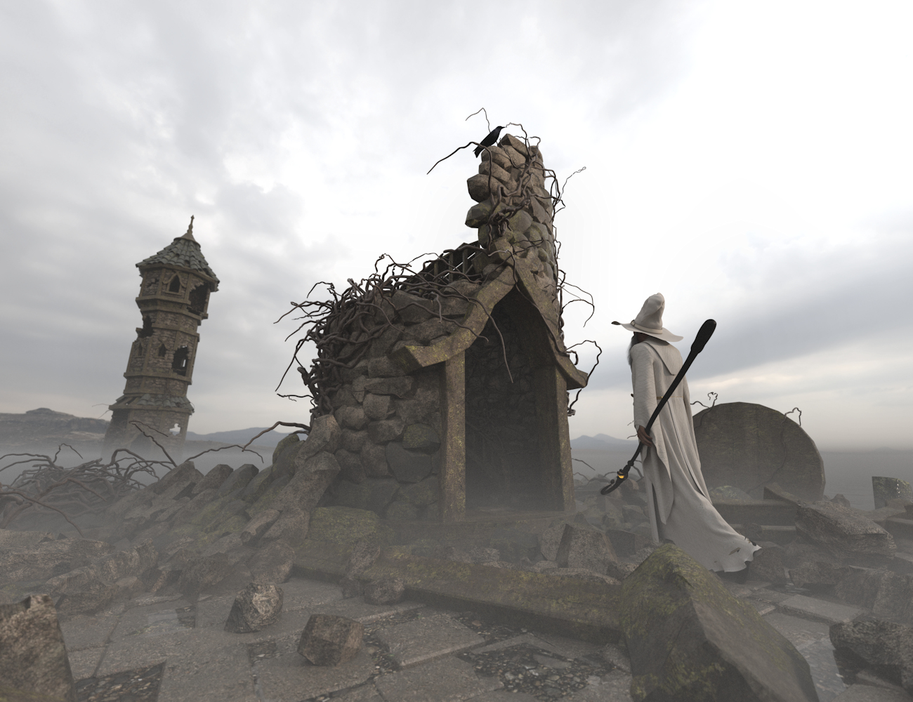 Ruined Mage Towers 2 | Daz 3D