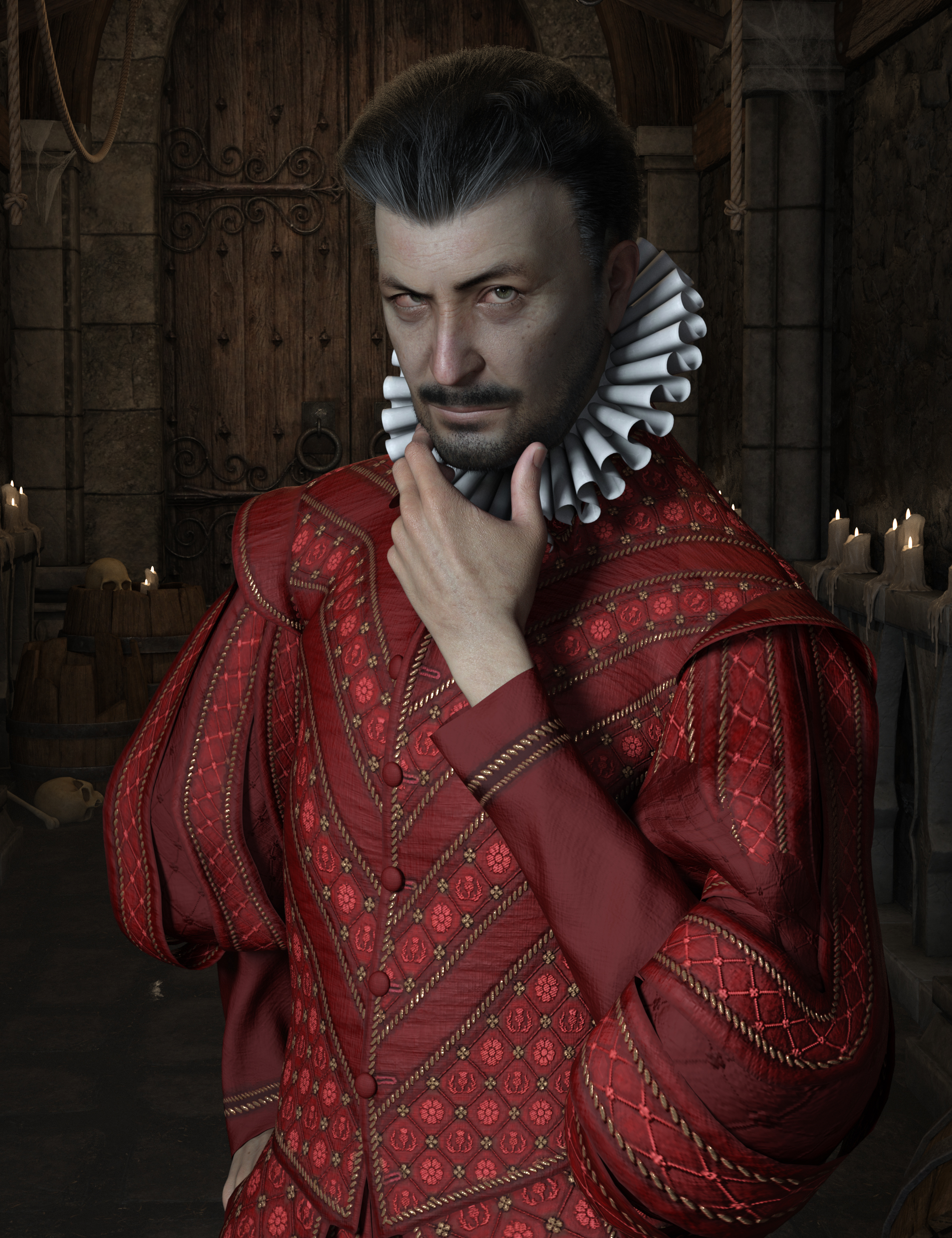 Phx Roderick HD for Genesis 9 Masculine | Daz 3D