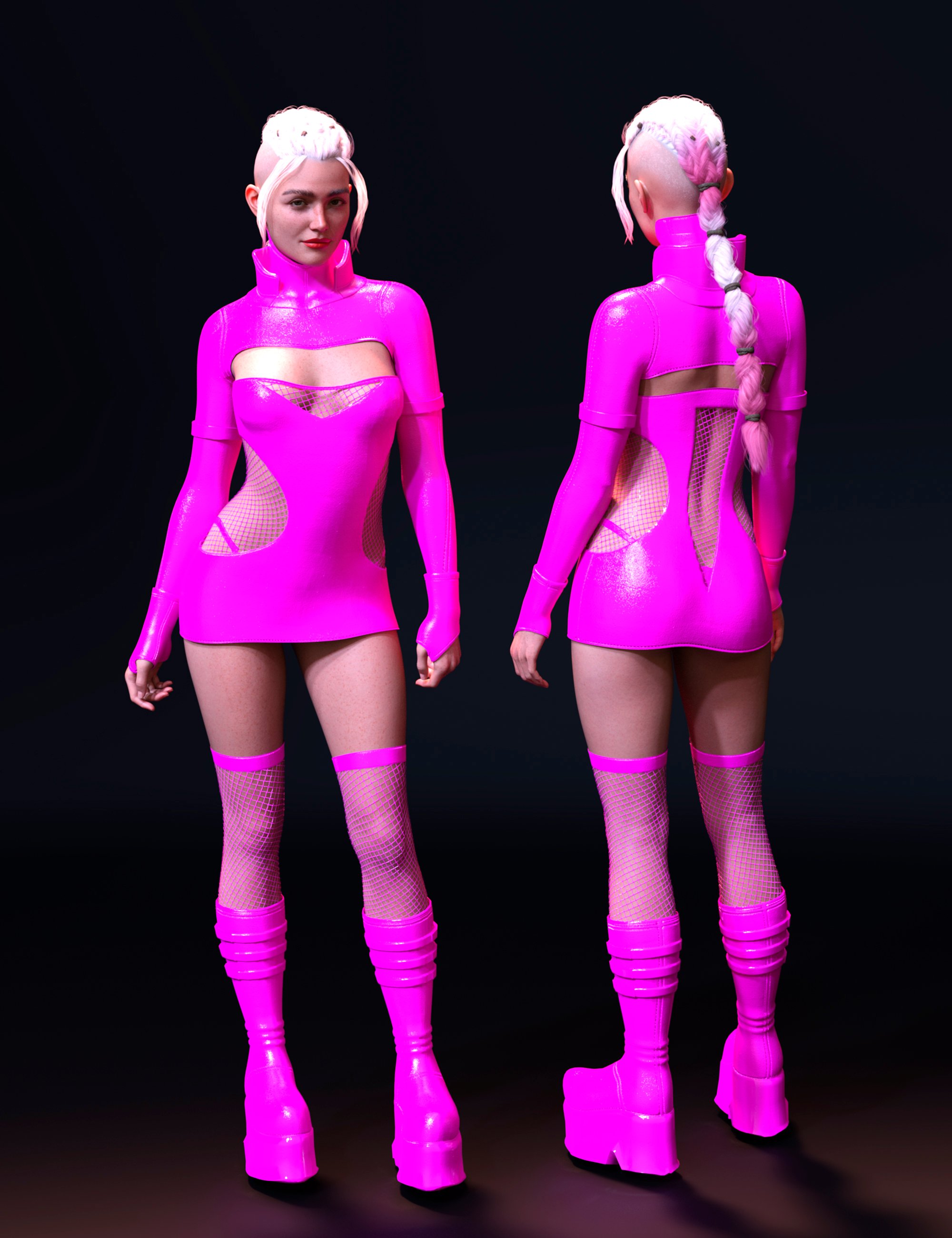 M3D dForce Neorift Outfit for Genesis 9 | Daz 3D
