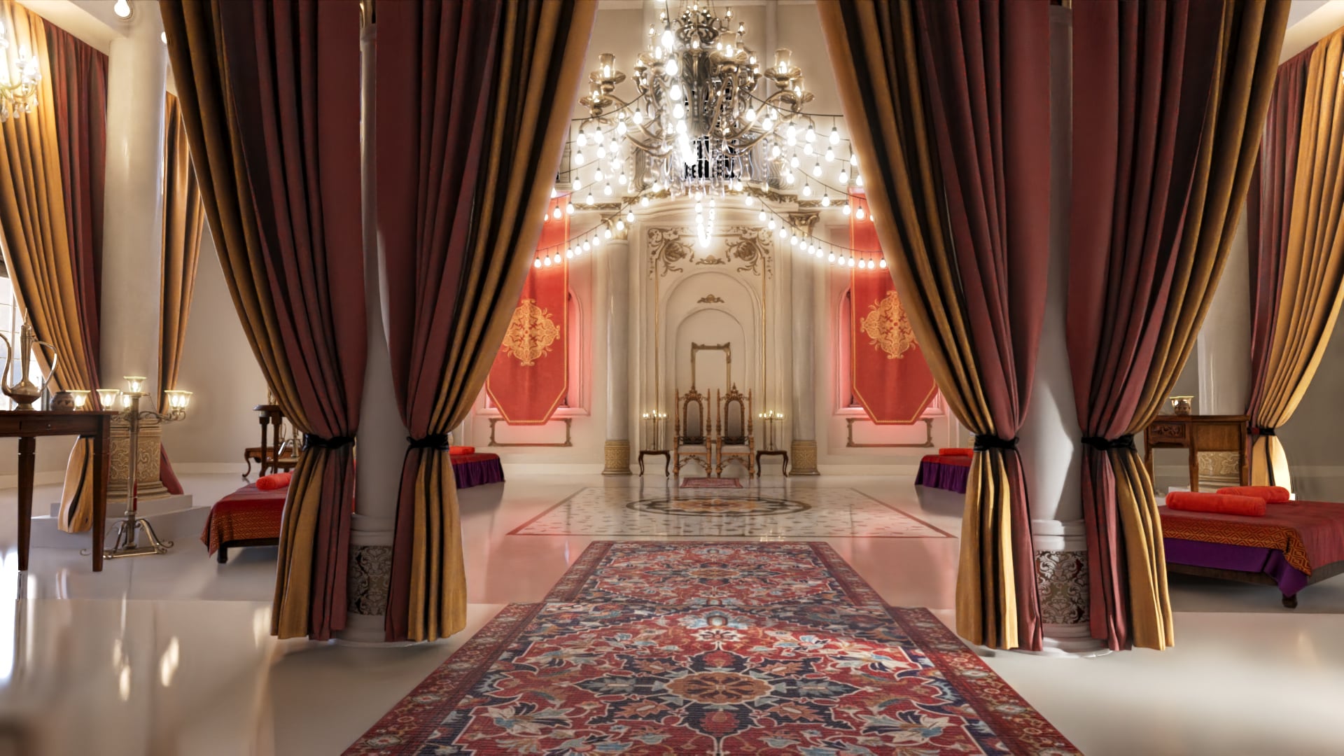 Indian Hall | Daz 3D