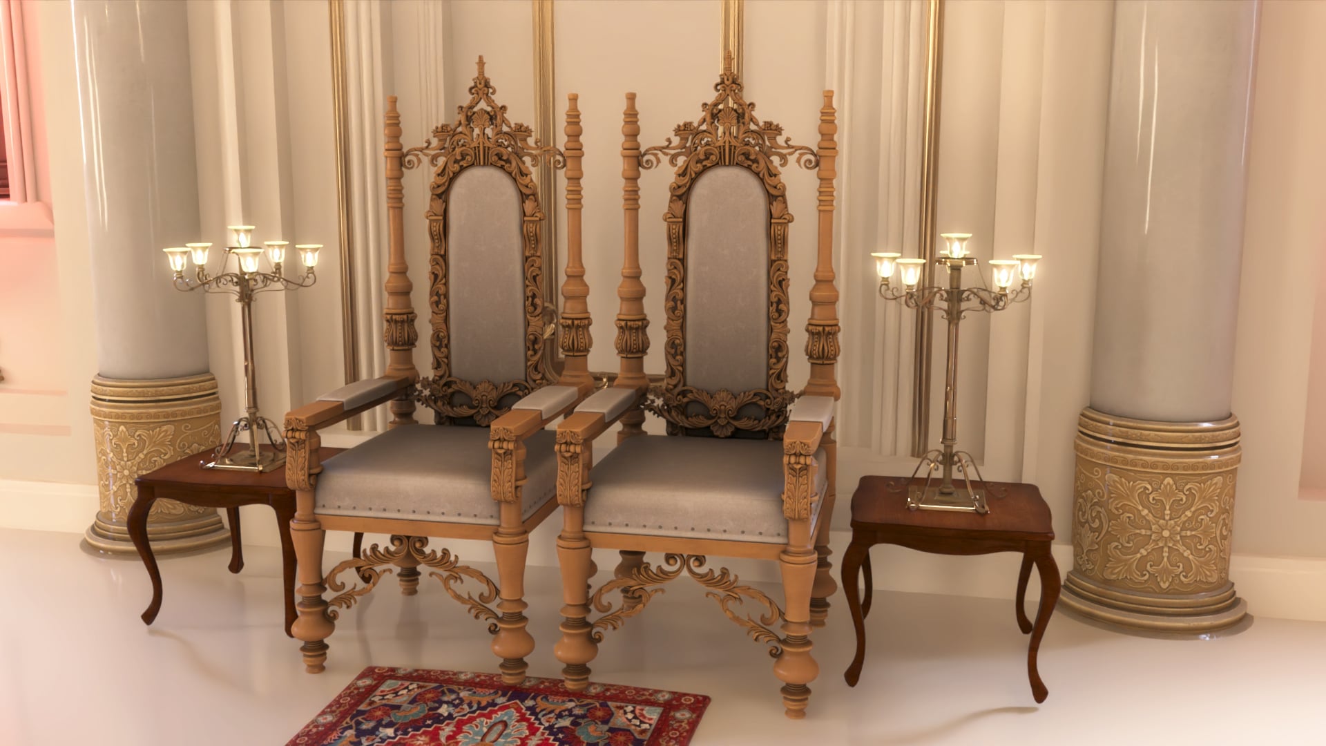 Indian Hall | Daz 3D