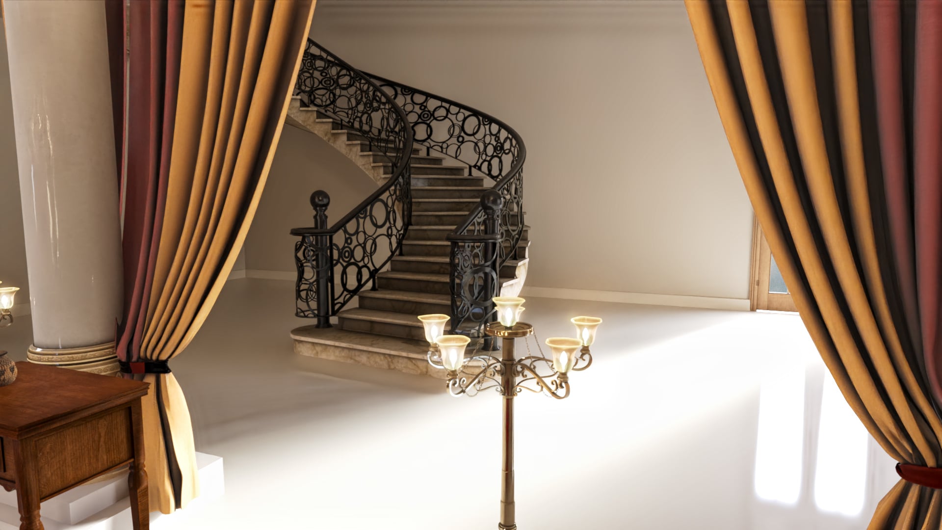 Indian Hall | Daz 3D