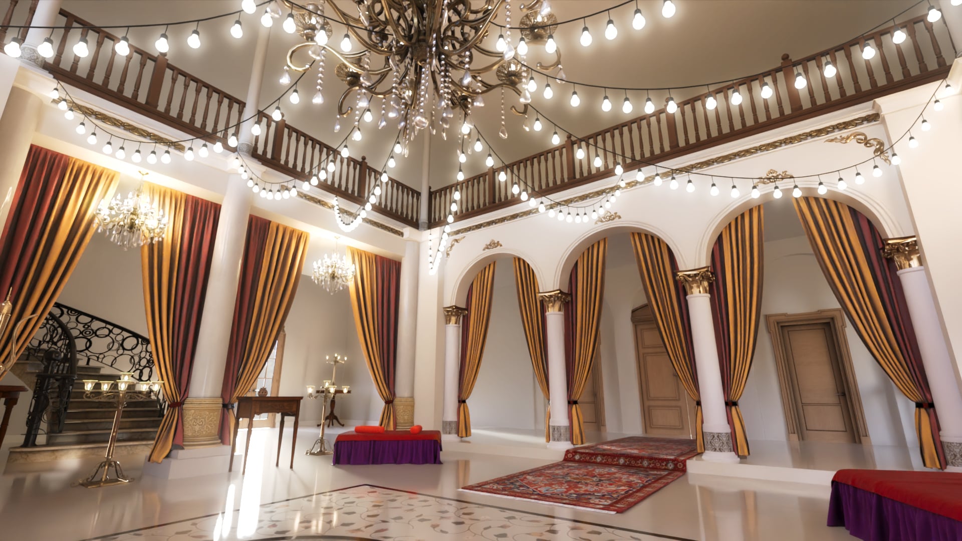 Indian Hall | Daz 3D