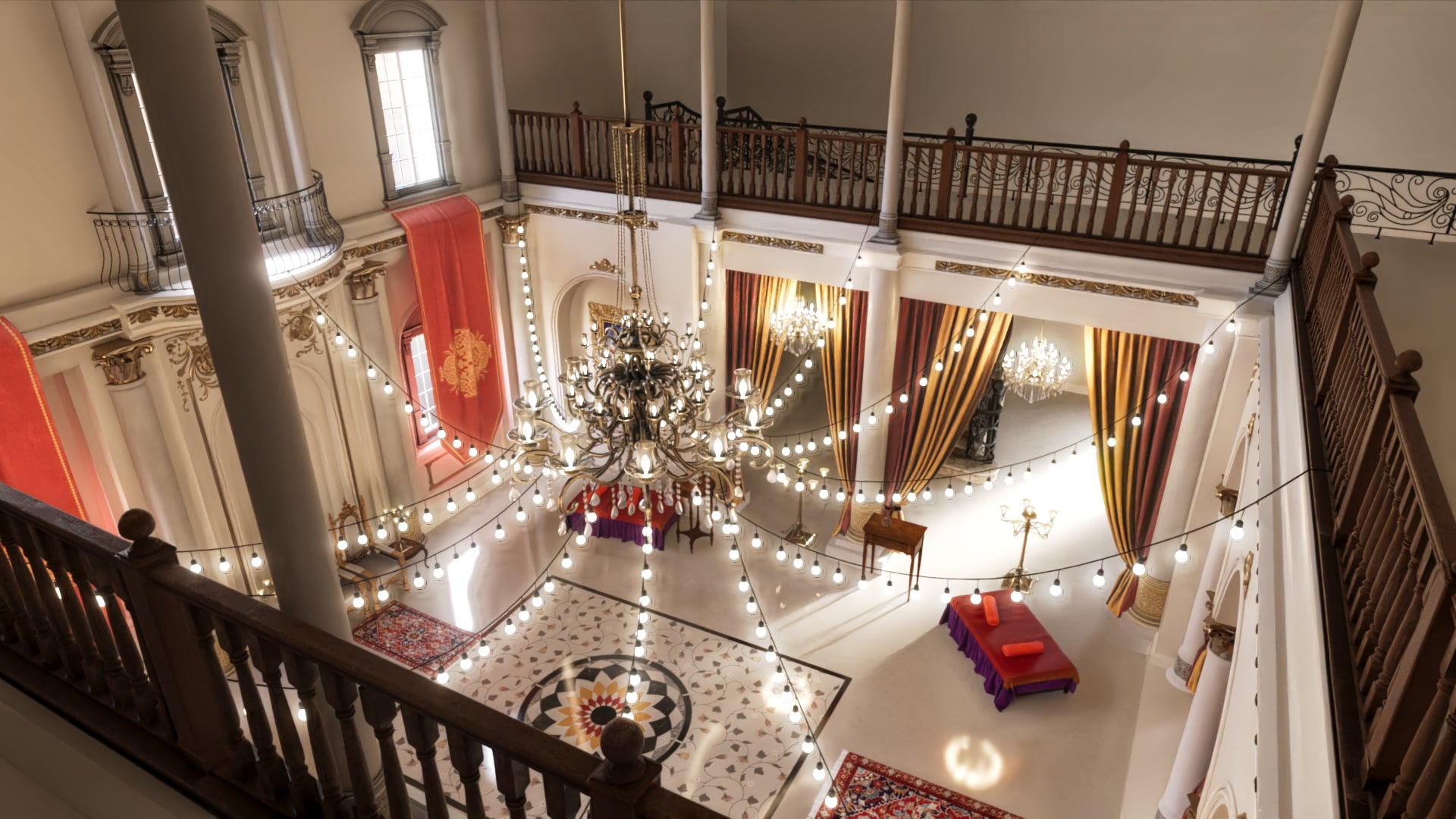 Indian Hall | Daz 3D