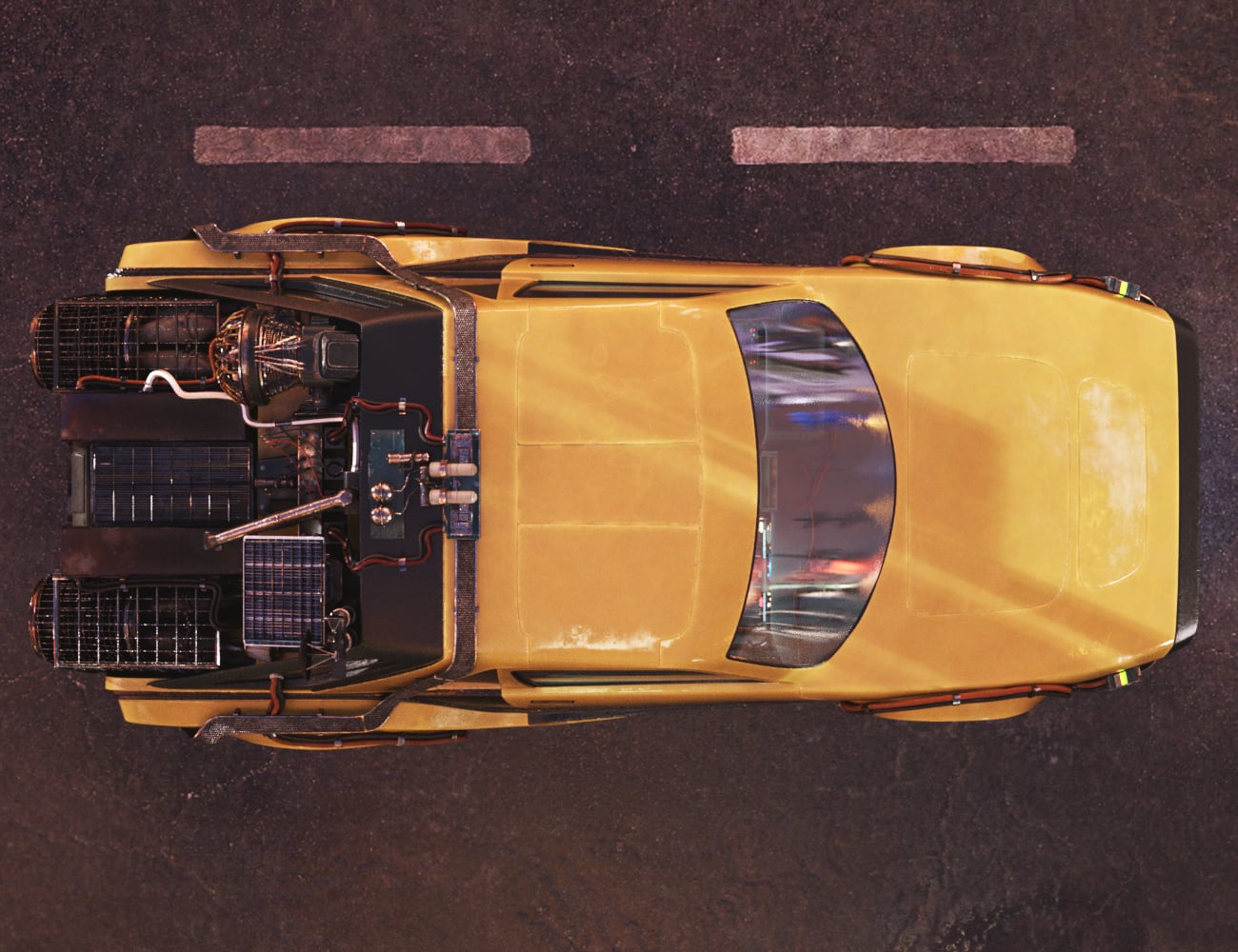 XI Time Travelling Car | Daz 3D