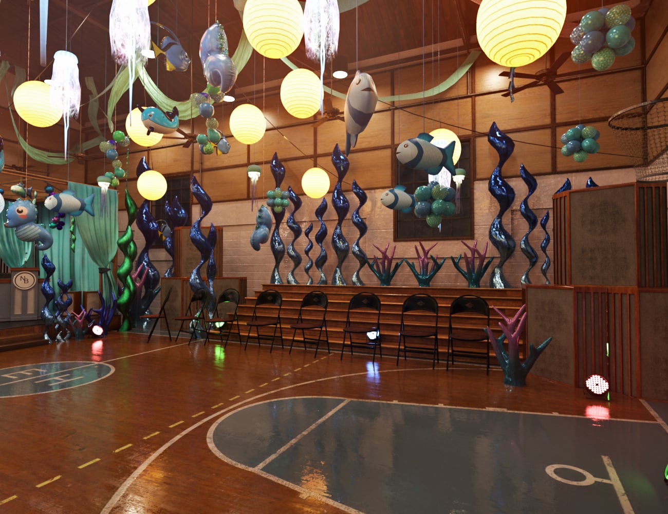 XI Dance Hall | Daz 3D