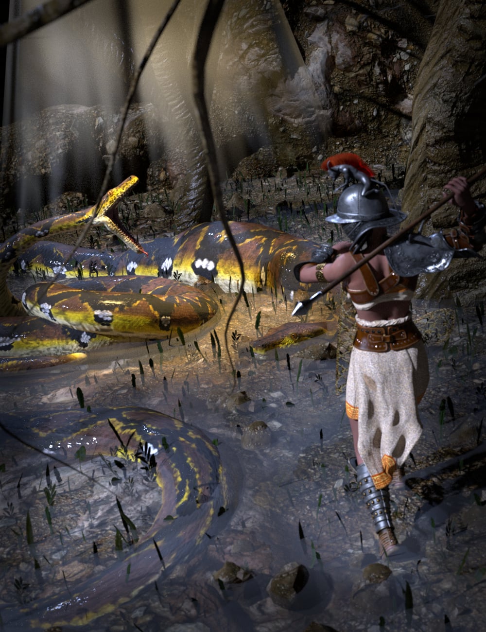 SY The Constrictor 2 | Daz 3D