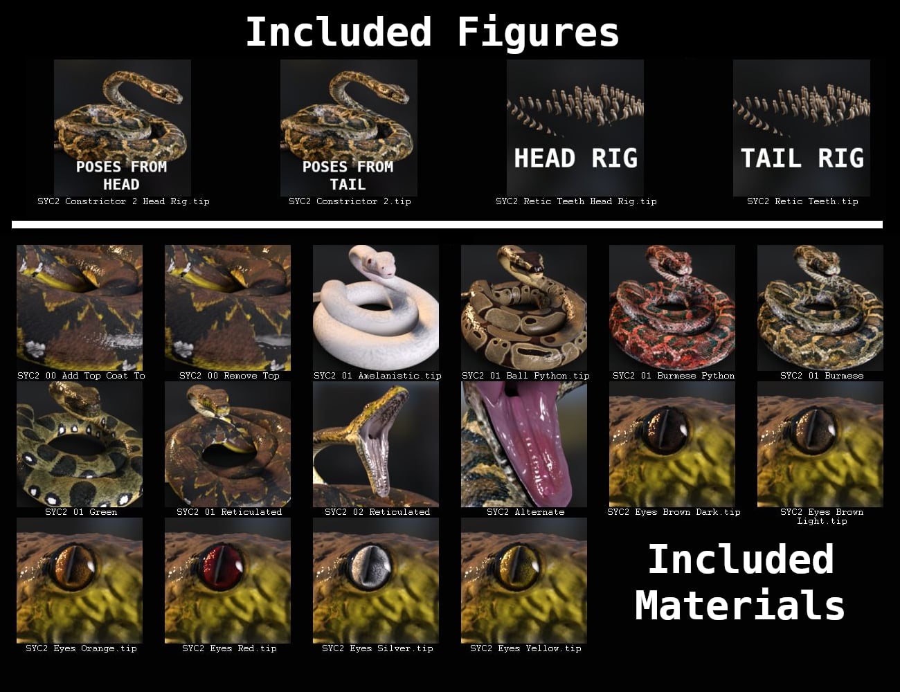 SY The Constrictor 2 | Daz 3D