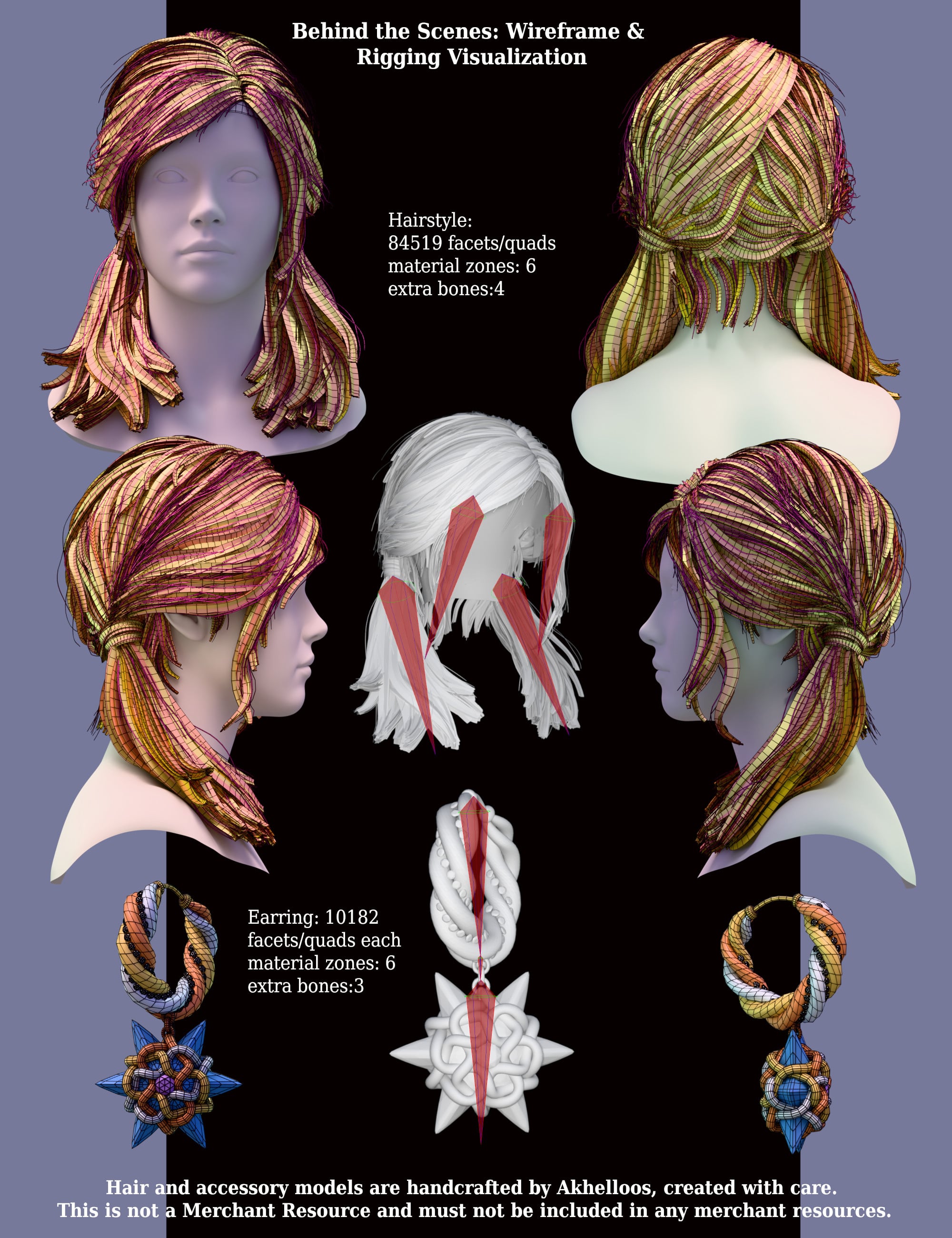 ALO Faidra Hair for Genesis 9, 8 and 8.1 Females | Daz 3D