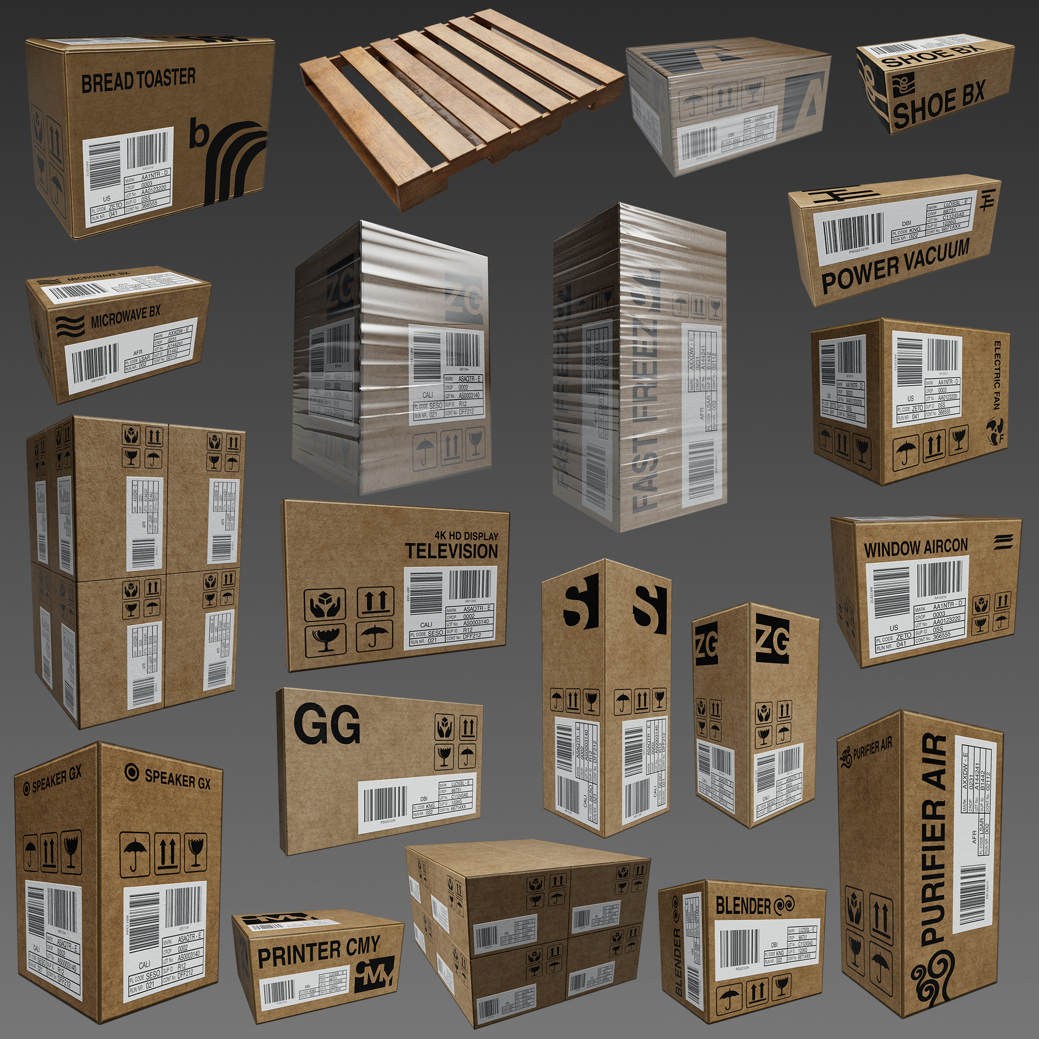 FG Packing Warehouse | Daz 3D