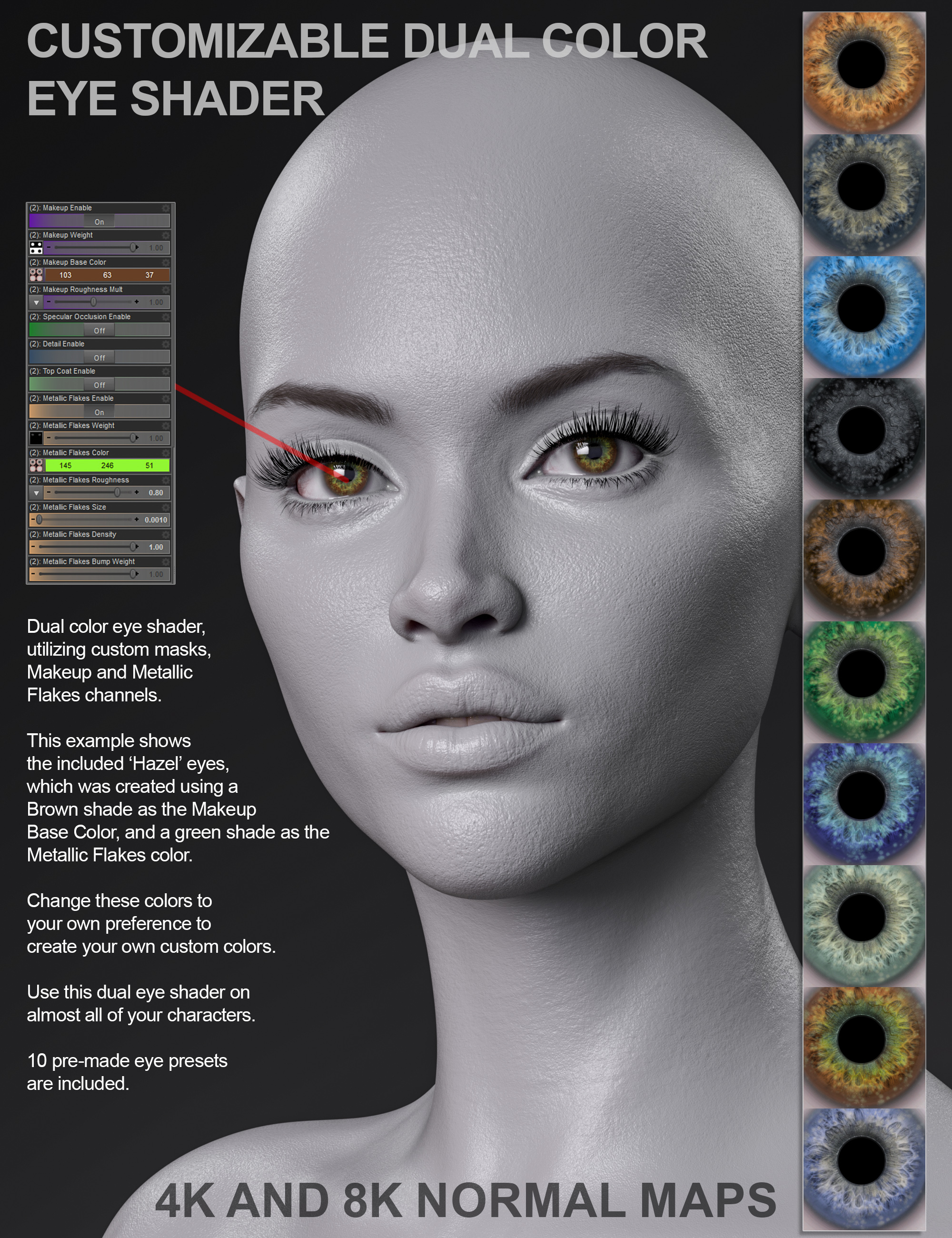 CJ Eska 8K HD For Genesis 9 | Daz 3D