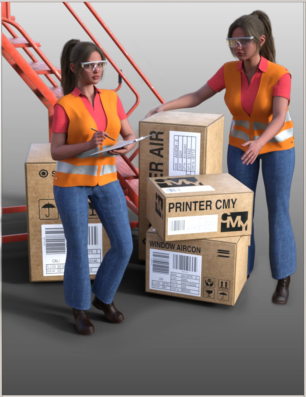 FG Packing Warehouse Bundle | Daz 3D