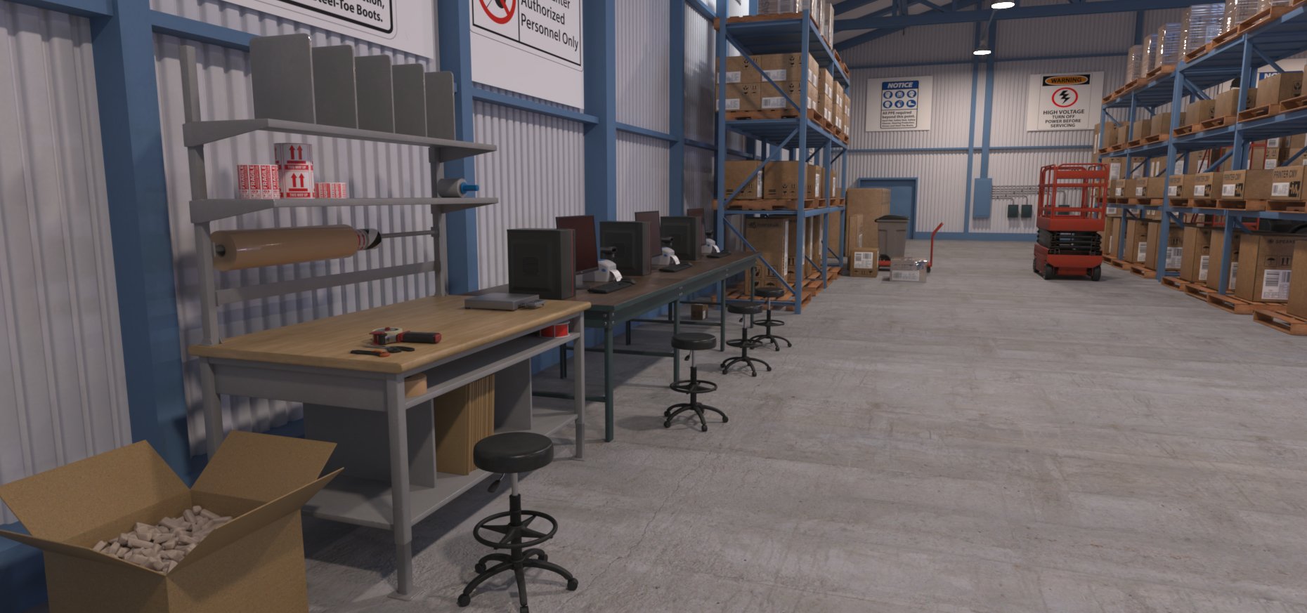 FG Packing Warehouse Bundle | Daz 3D