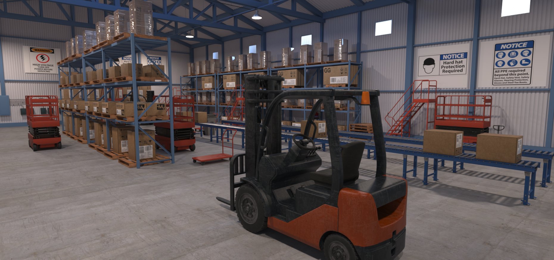 FG Packing Warehouse Bundle | Daz 3D