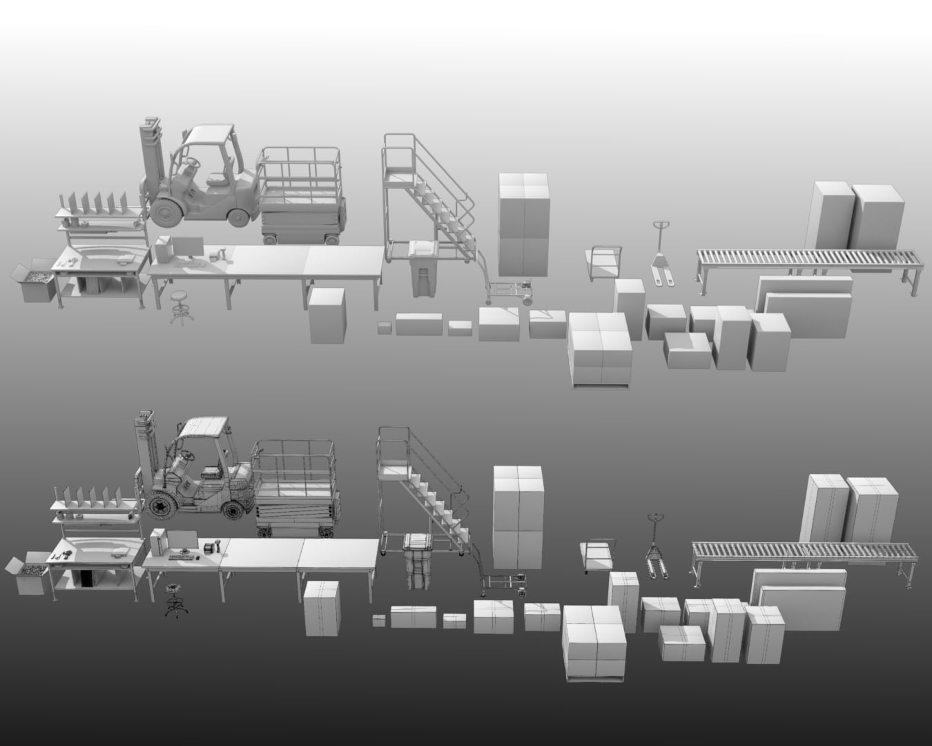 FG Packing Warehouse Bundle | Daz 3D