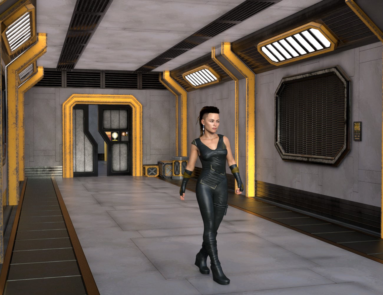 Sci-Fi Background Vignette | Daz 3D