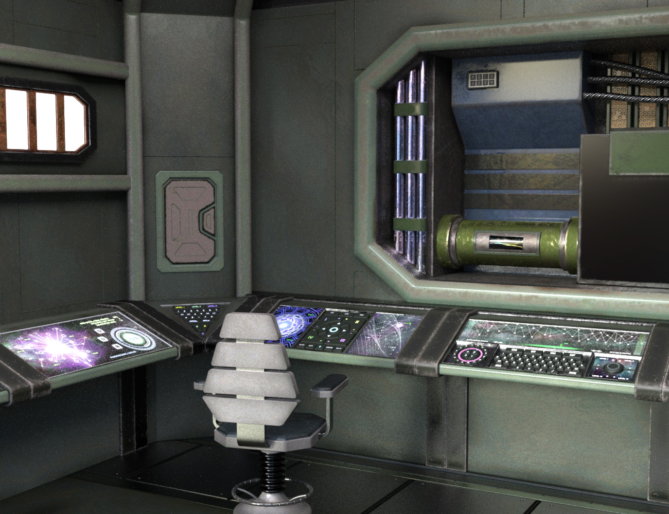 Sci-Fi Background Vignette | Daz 3D