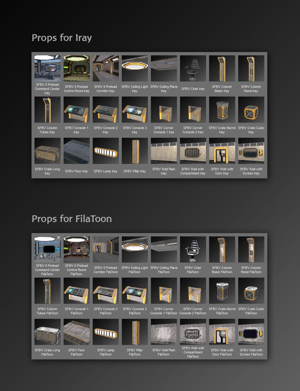 Sci-Fi Background Vignette | Daz 3D