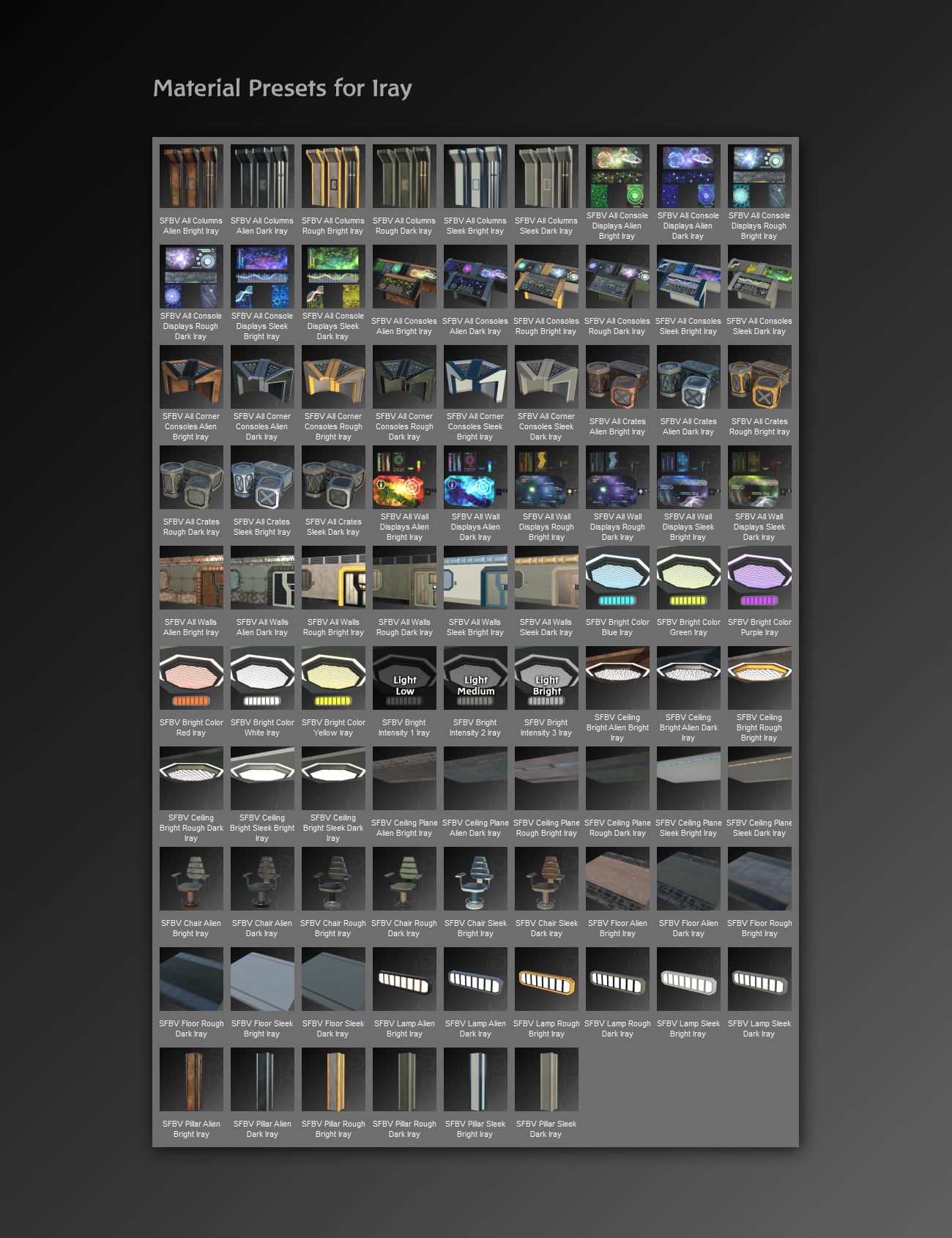 Sci-Fi Background Vignette | Daz 3D