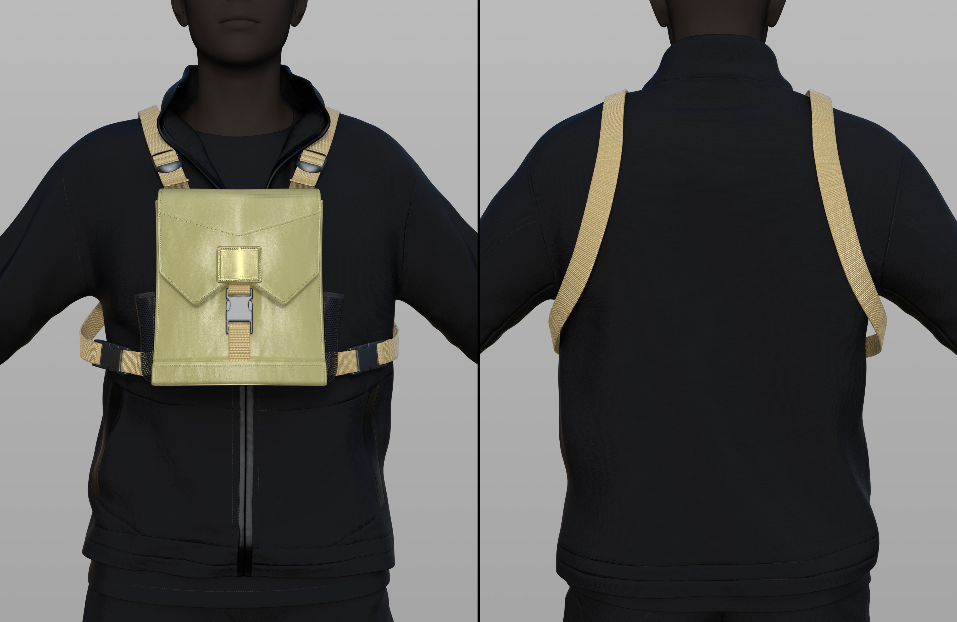 Adventure Hunter Vest for Genesis 9 | Daz 3D