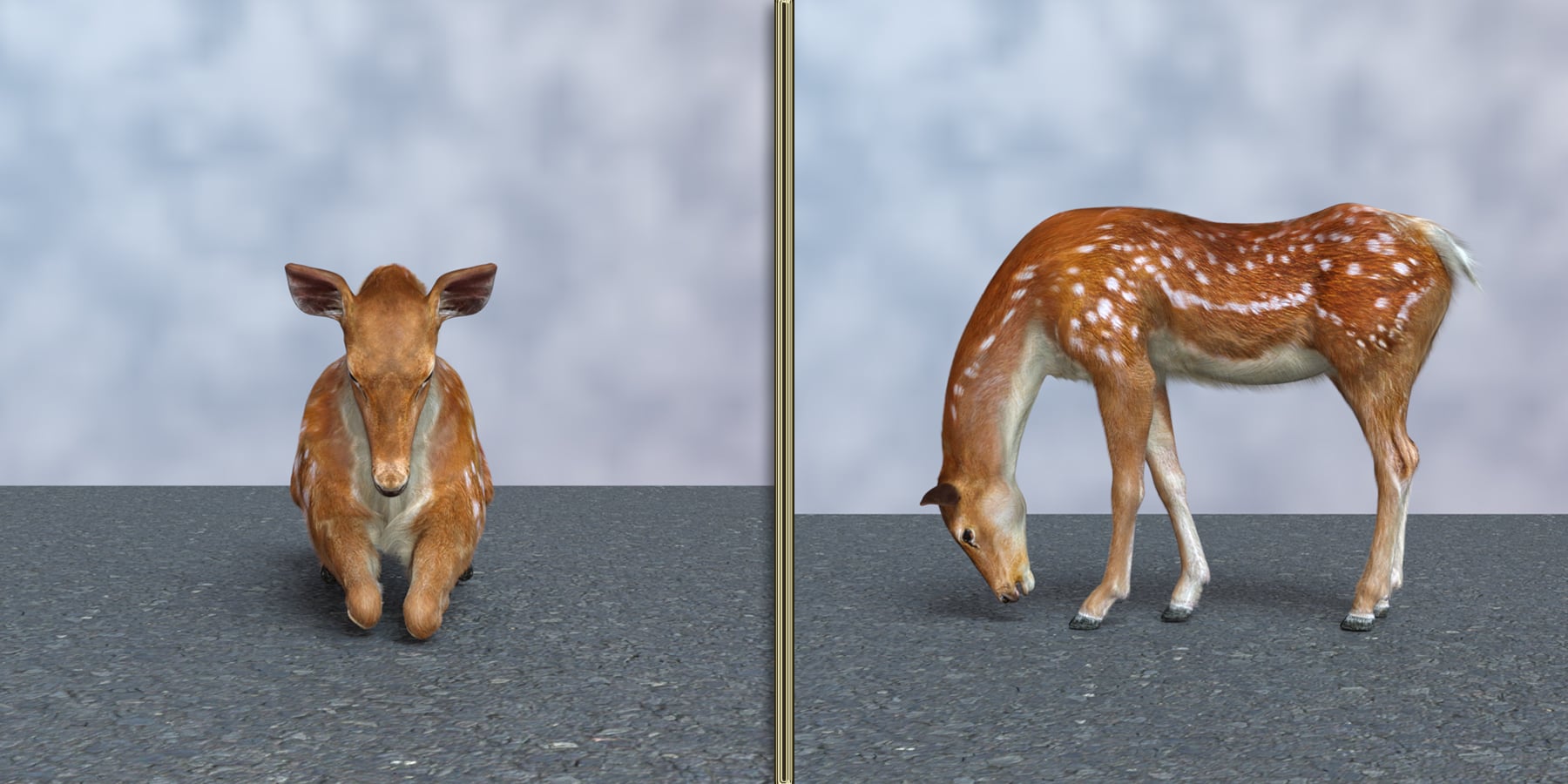 Deer Me Poses for DA Deer | Daz 3D