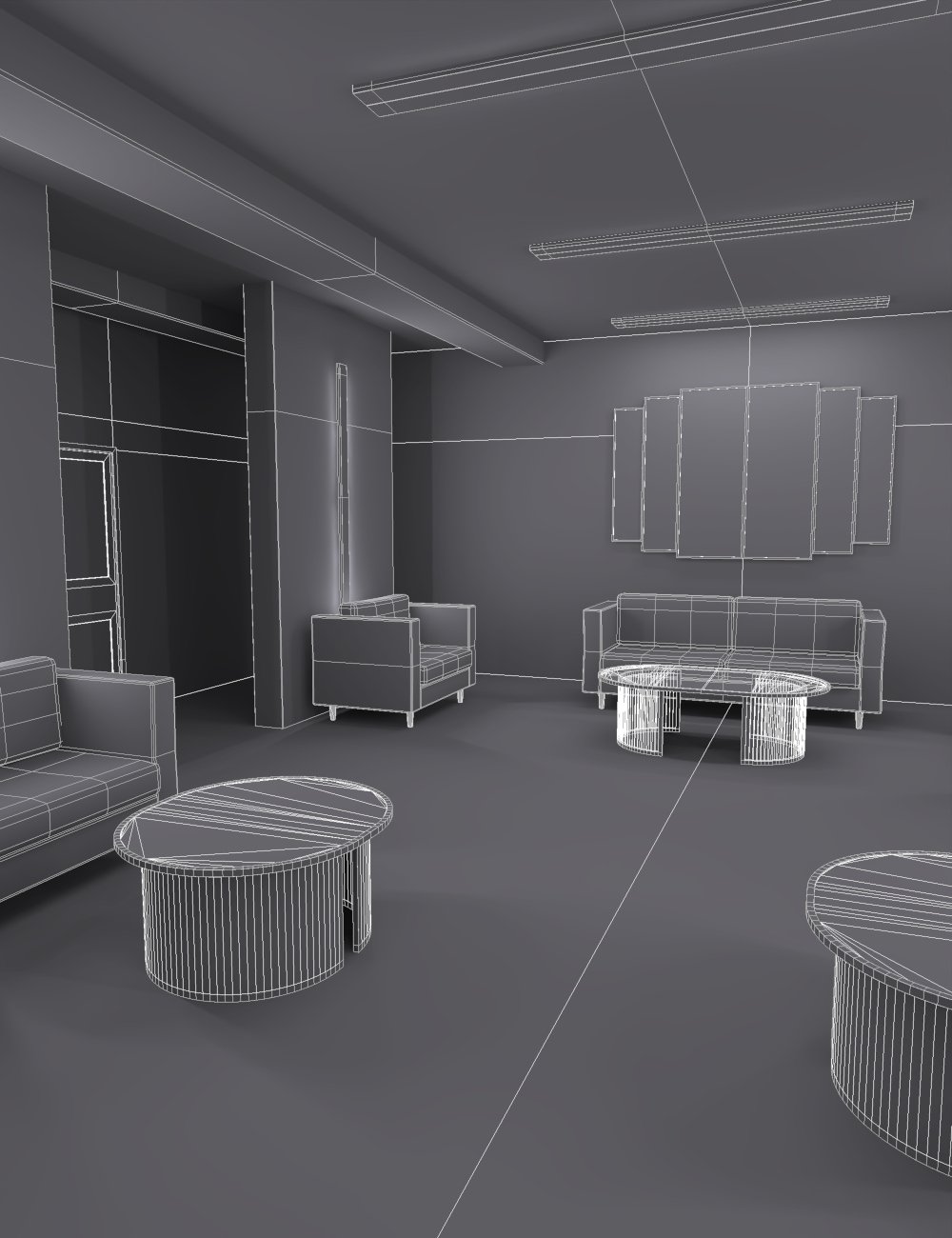 Backroom Interior Vignette | Daz 3D