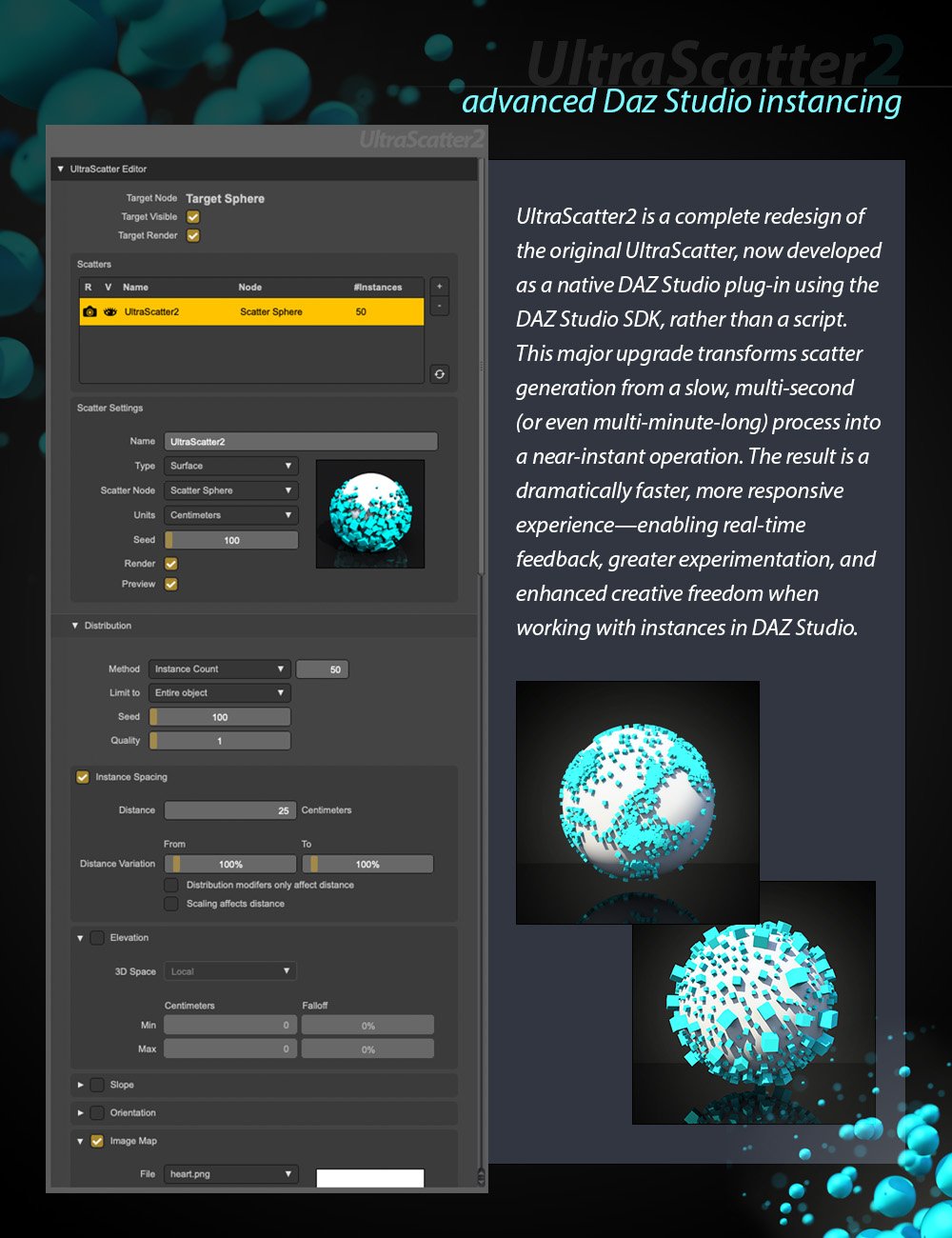 UltraScatter2 - Advanced Instancing for Daz Studio | Daz 3D