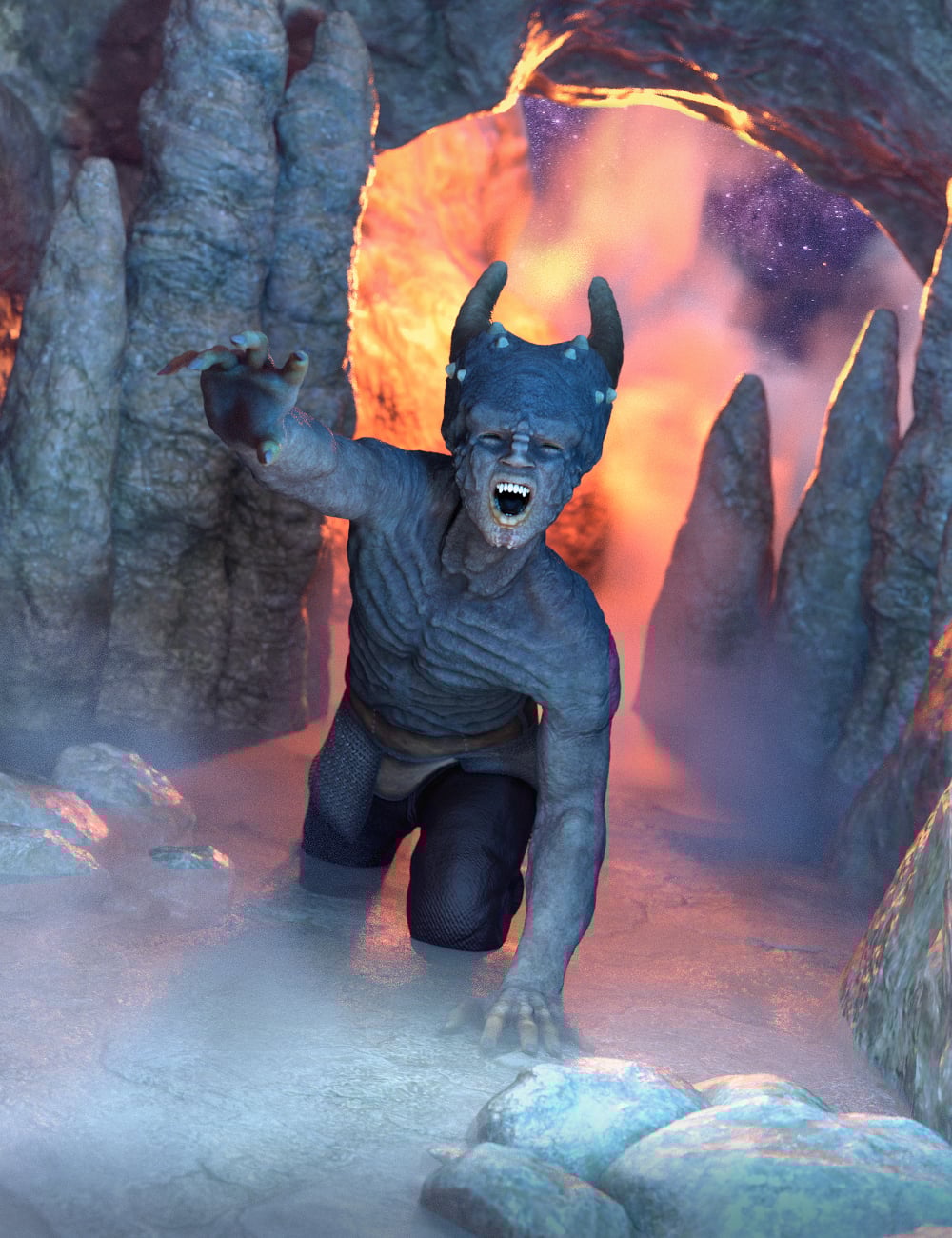 EArkham's ZWorld Otherworldly Abomination | Daz 3D