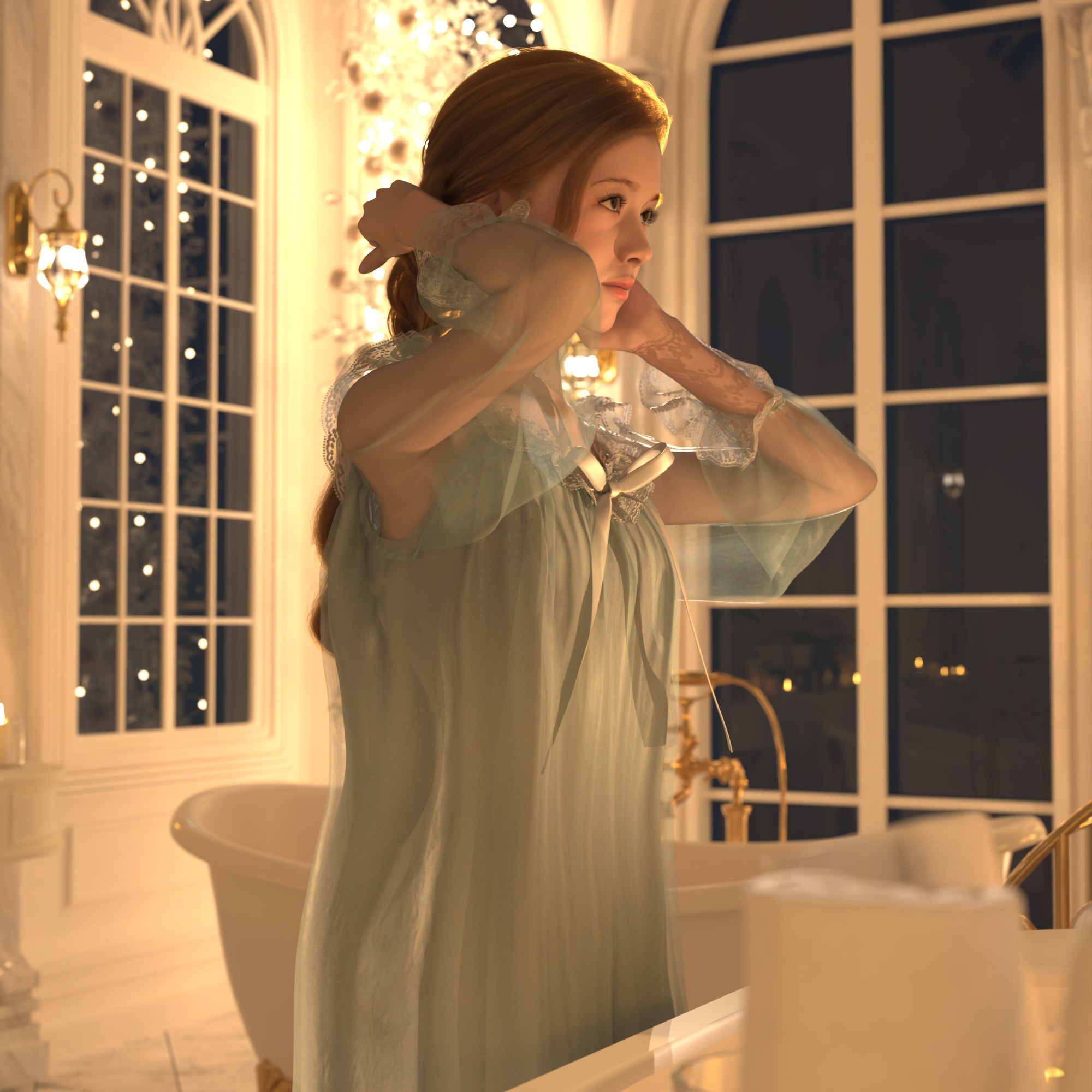 Princess Series Tranquil Night Bundle | Daz 3D