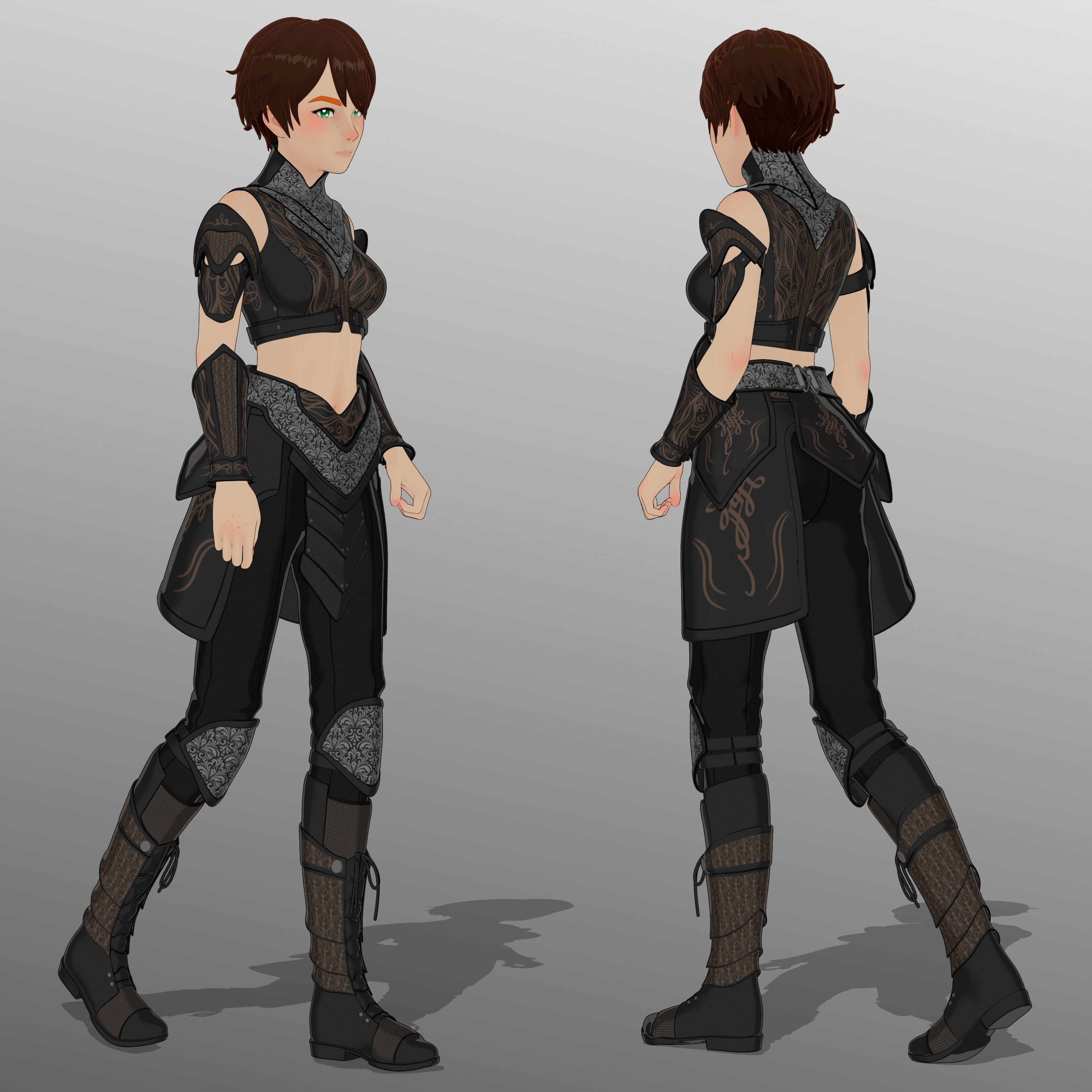 Fantastic Centaur Armor FilaToon Add-On | Daz 3D