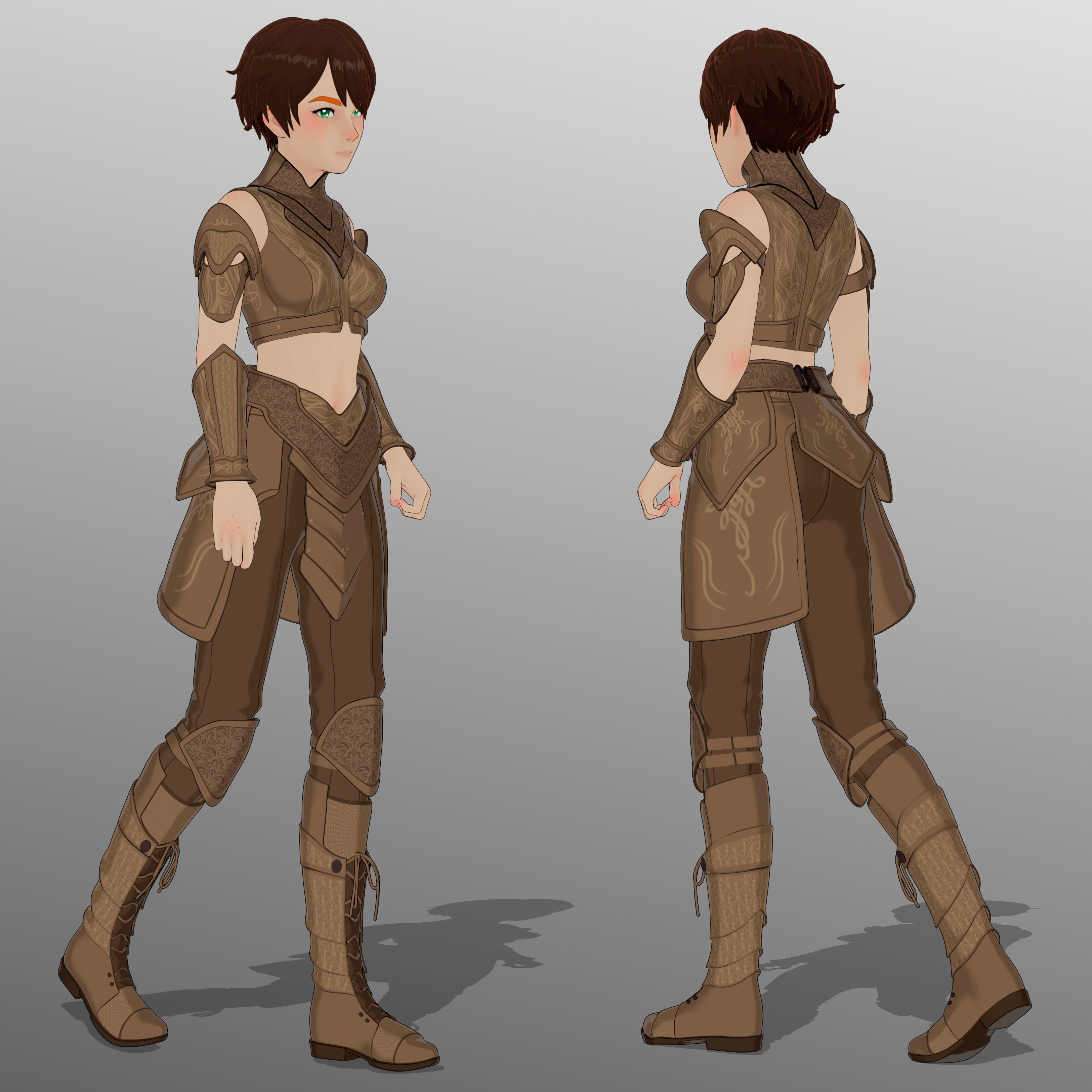 Fantastic Centaur Armor FilaToon Add-On | Daz 3D