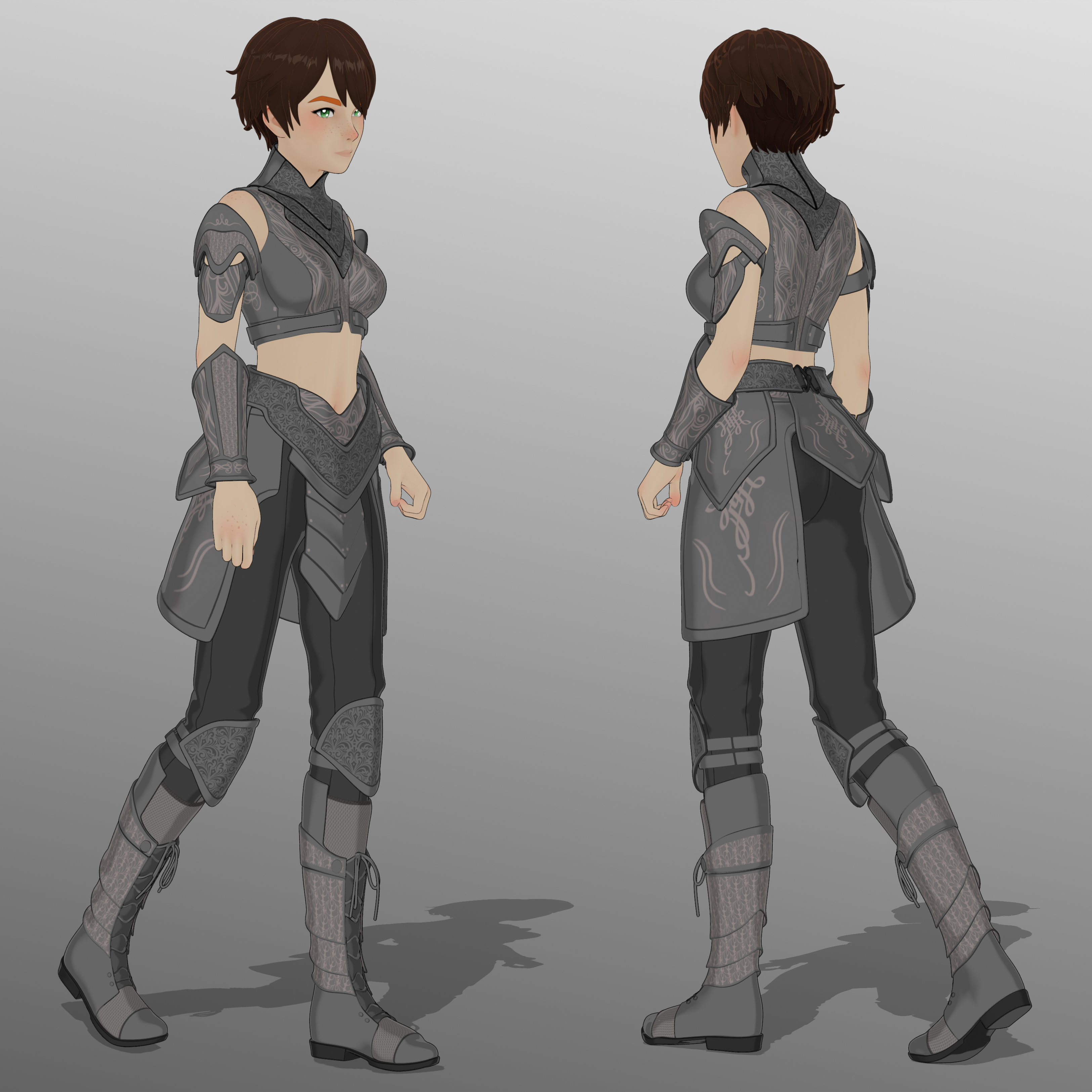 Fantastic Centaur Armor FilaToon Add-On | Daz 3D