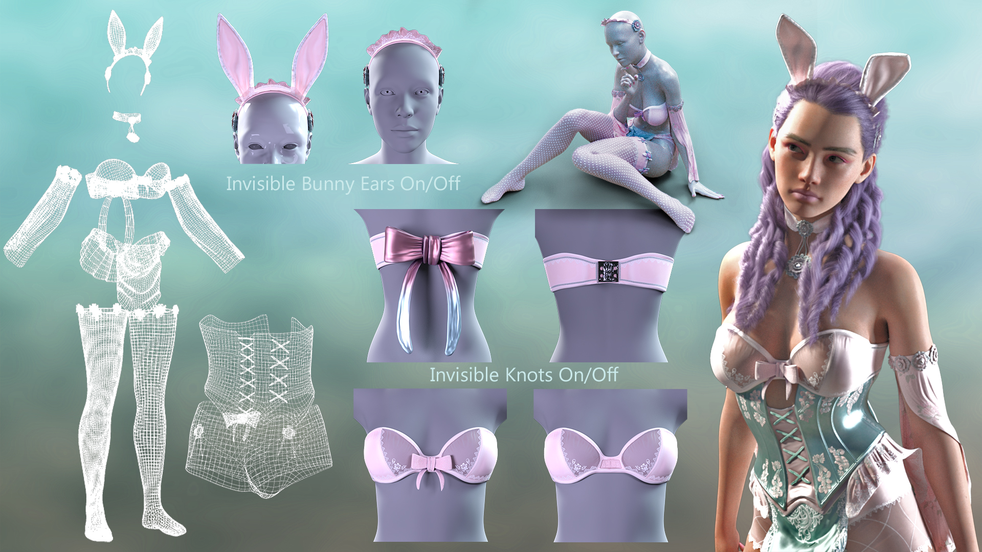 Easteria Outfit for Genesis 9 | Daz 3D