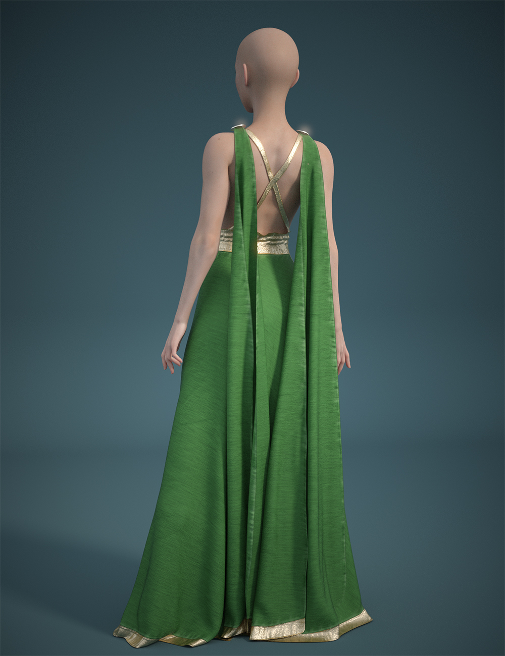 dForce GH Seraph Gown for Genesis 9 and 8 Female | Daz 3D