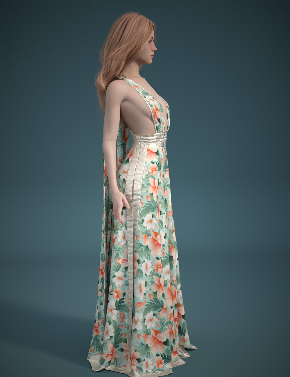dForce GH Seraph Gown for Genesis 9 and 8 Female | Daz 3D