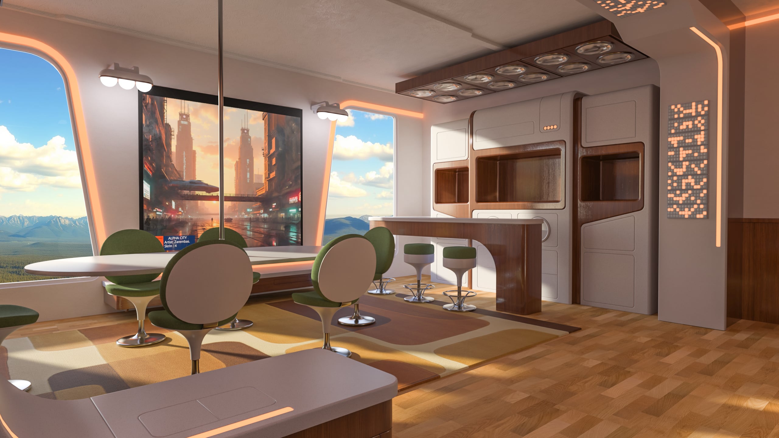 SE Futuristic Interior | Daz 3D