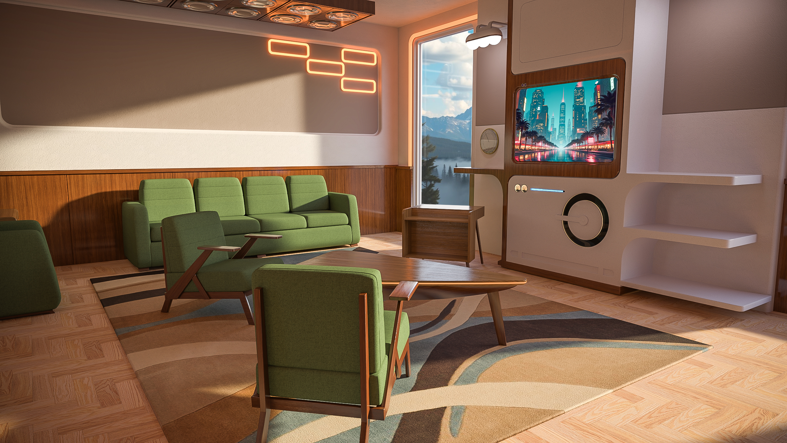 SE Futuristic Interior | Daz 3D
